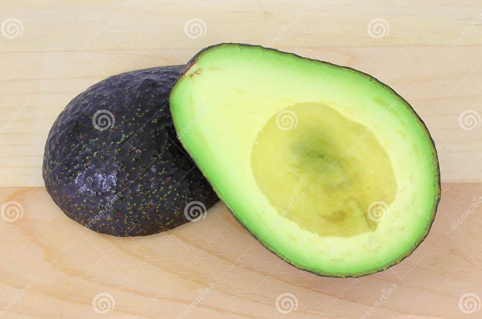 Close View Split Avocado stock photo. Image of background - 13956604