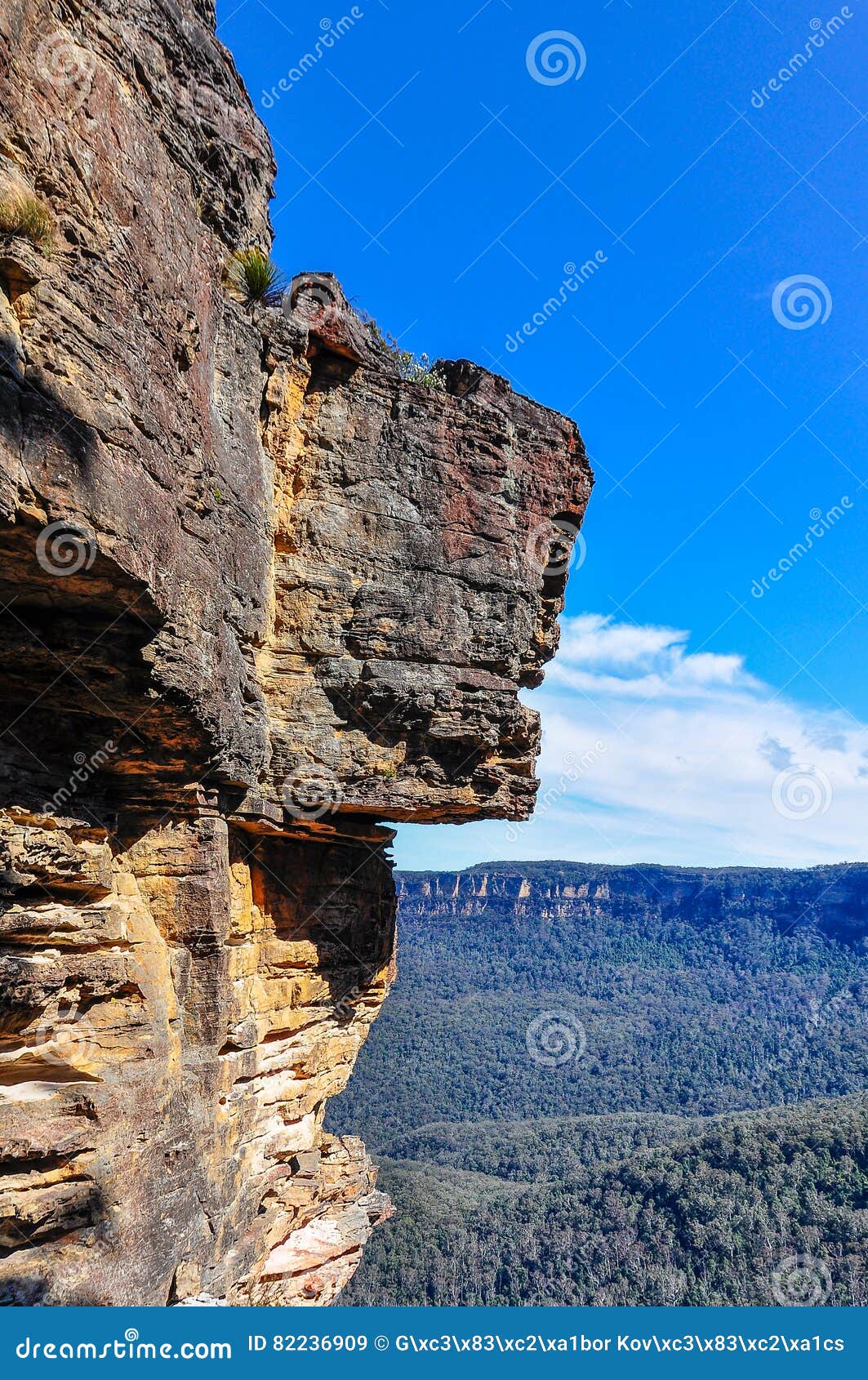 Close View of Three Sisters Rocks in Blue Mountains, Australia Stock ...