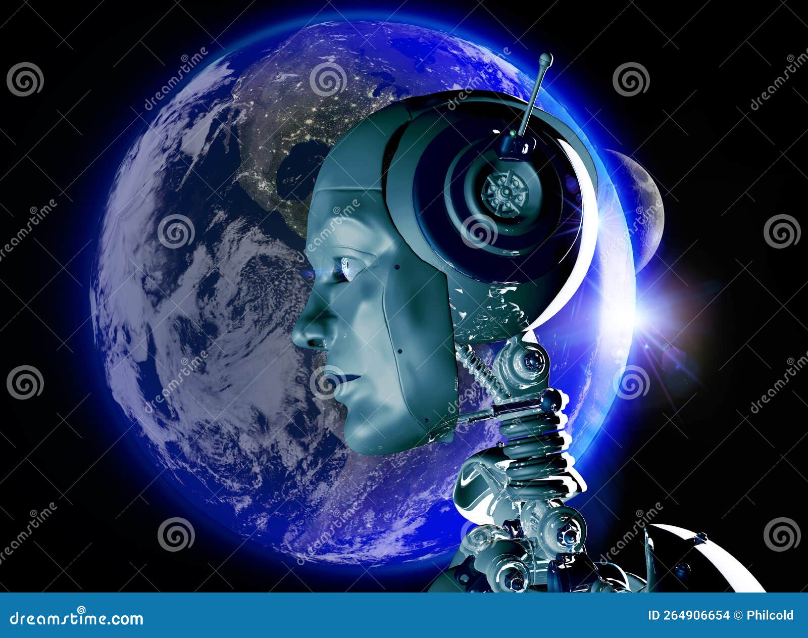 Close-up View Of The Knee Joint Bones 3D Rendering Illustration. Human ...