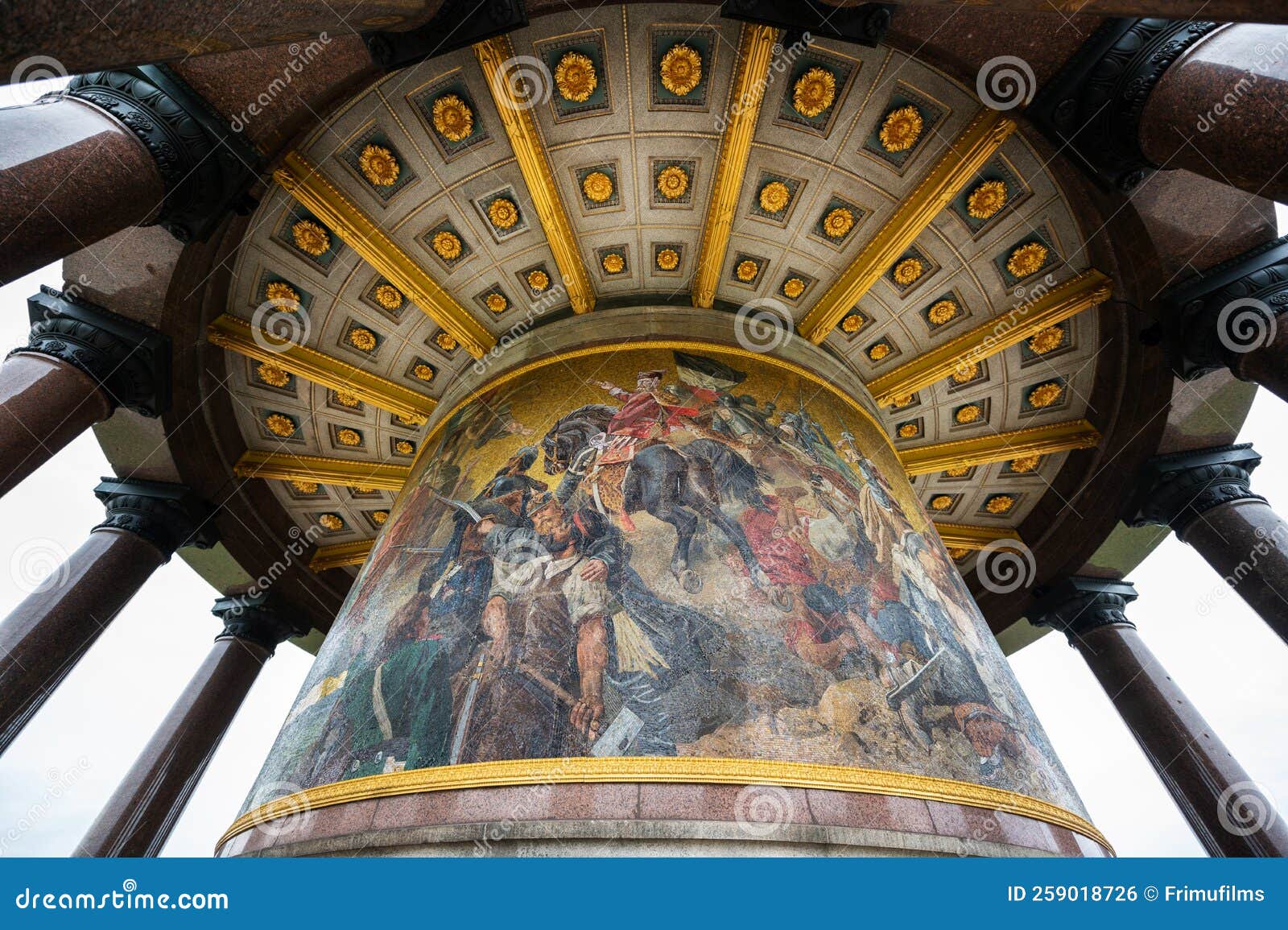 Close View of the Victory Column in Berlin, Germany Stock Photo - Image ...