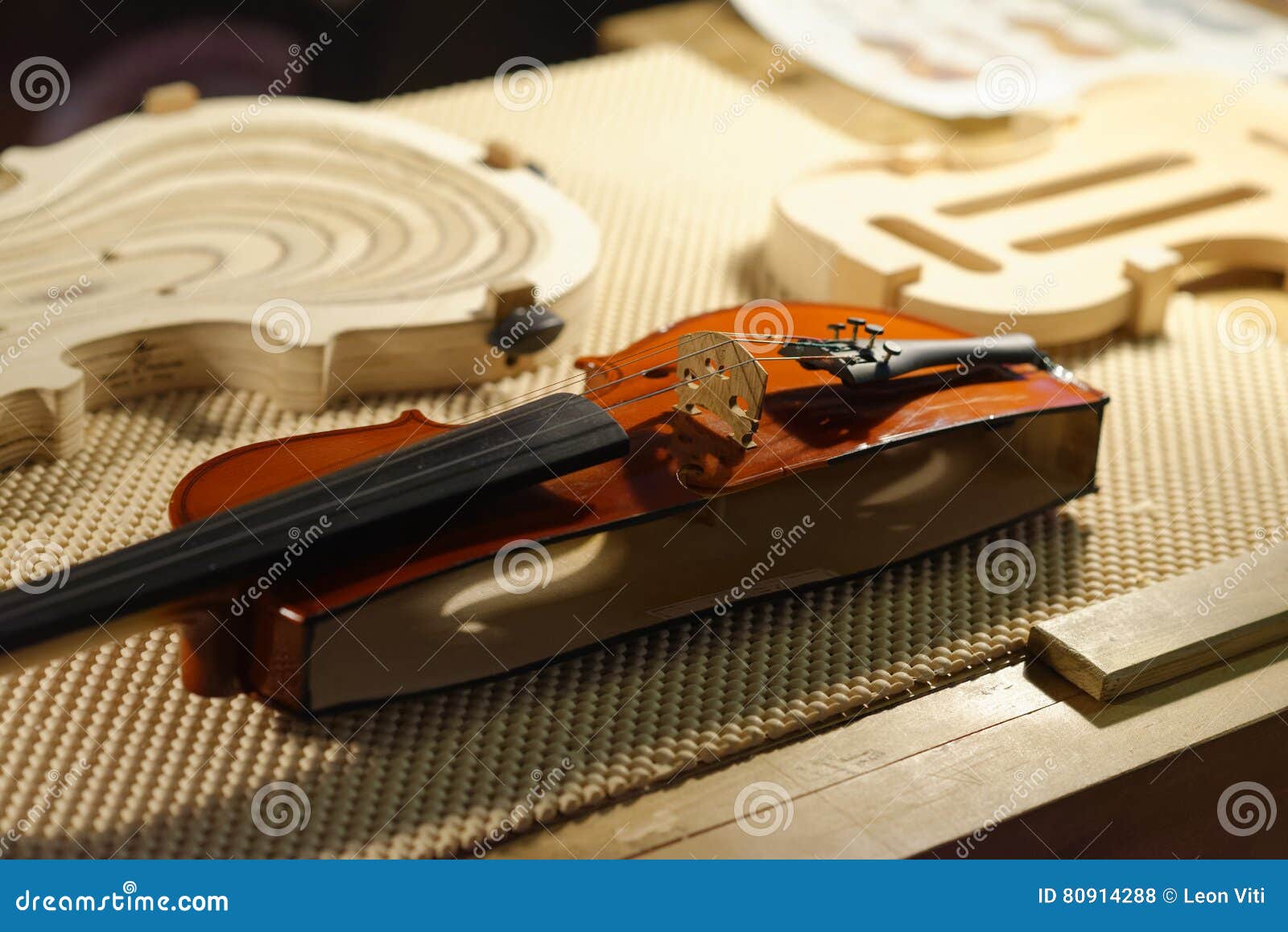 Close View of a Violin Strings and Bridge Stock Photo - Image of music ...