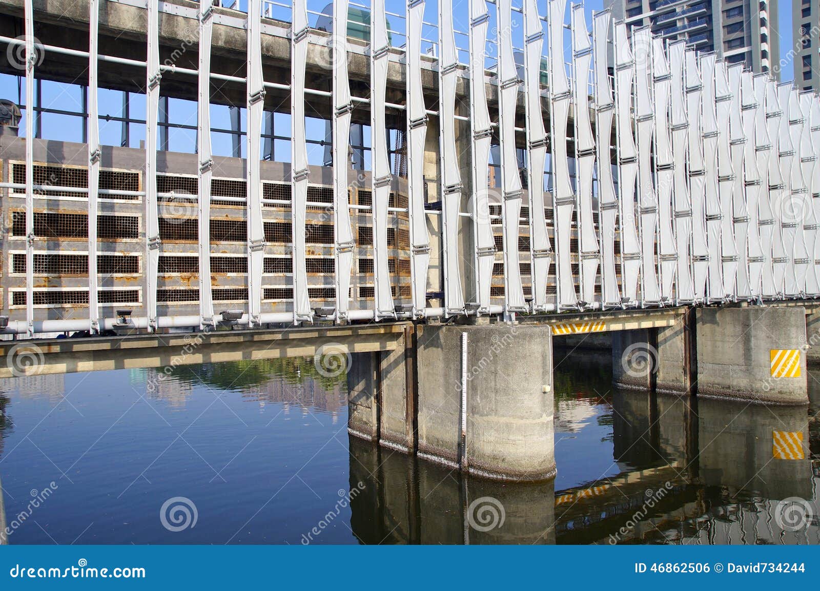 The Close View of Water Channel Stock Photo - Image of headgate, people ...