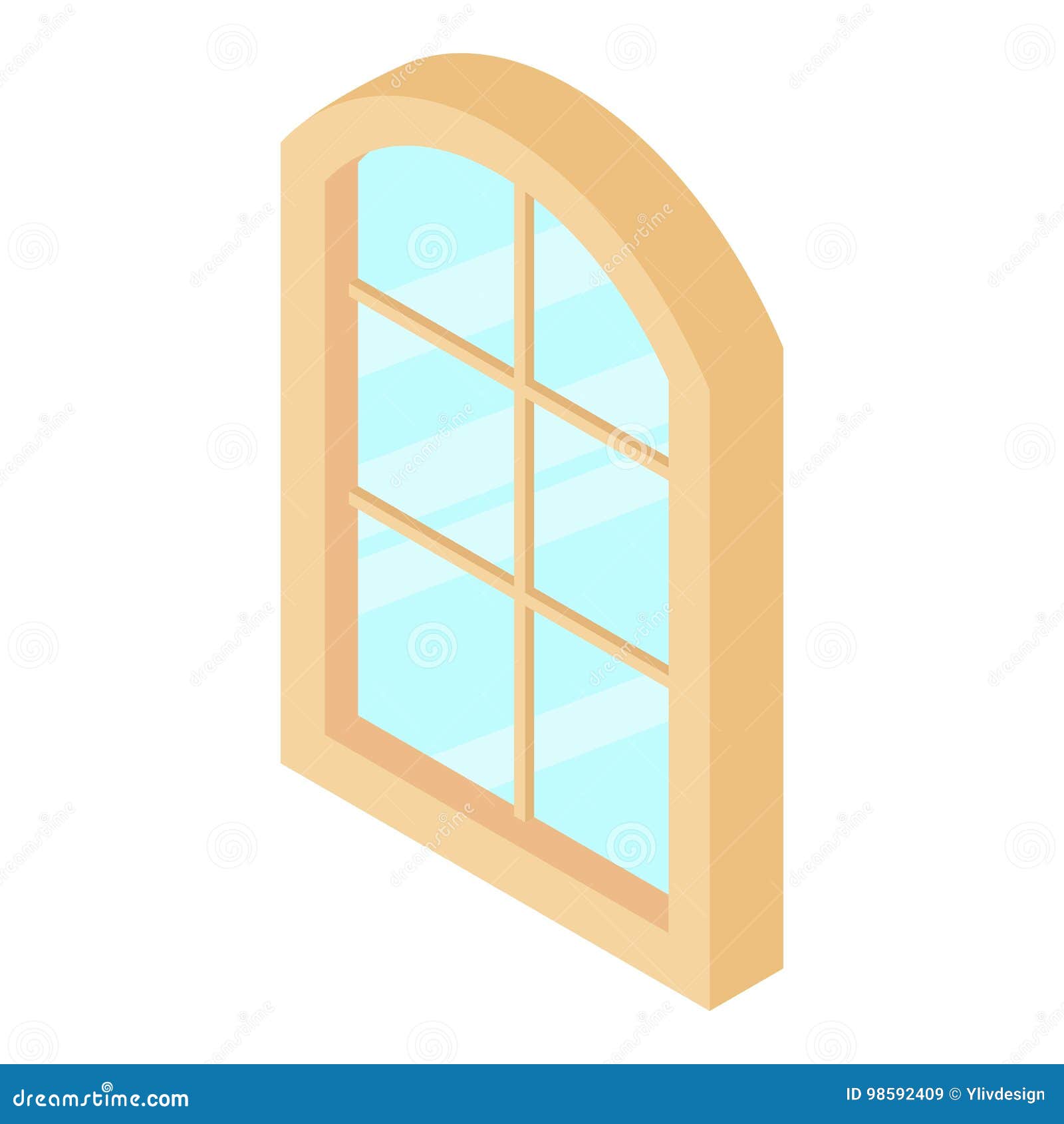 Close Window Frame Icon, Isometric 3d Style Stock Vector - Illustration ...