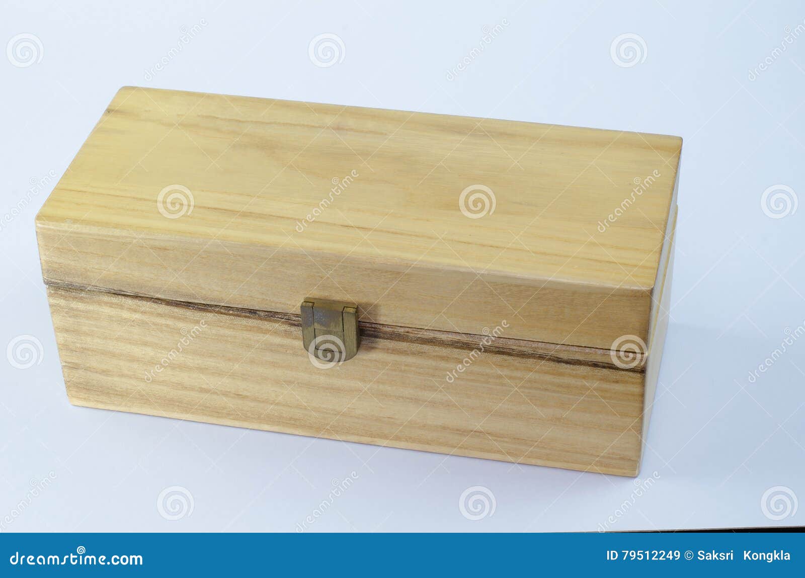 Close wooden box isolated stock image. Image of background - 79512249