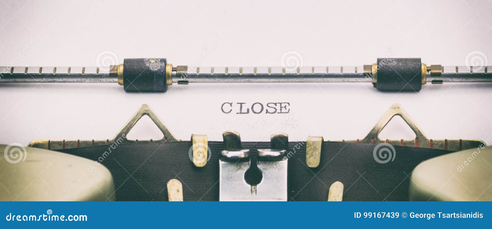 CLOSE Word in Capital Letters on White Sheet Stock Image - Image of ...