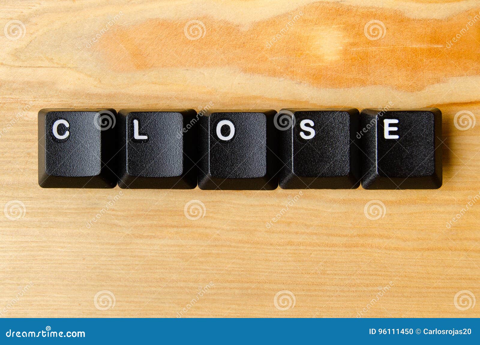 Close word stock photo. Image of keyword, keyboard, tech - 96111450