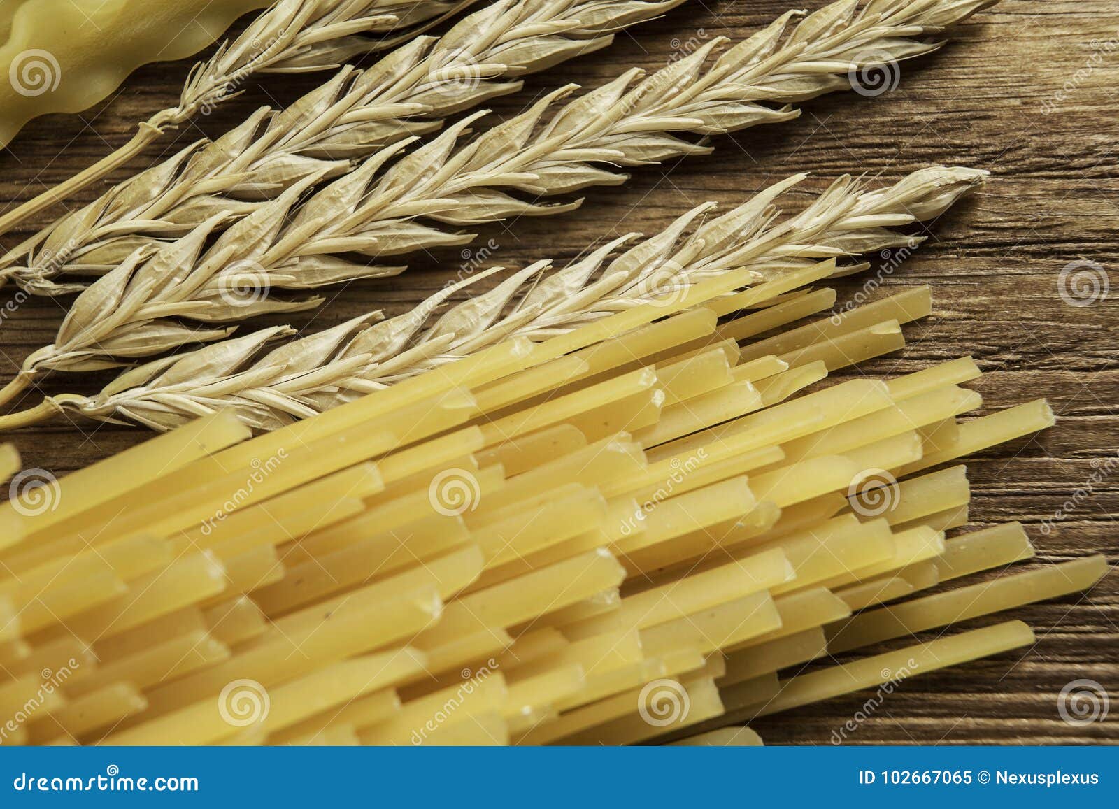 Close of yellow pasta stock image. Image of organic - 102667065
