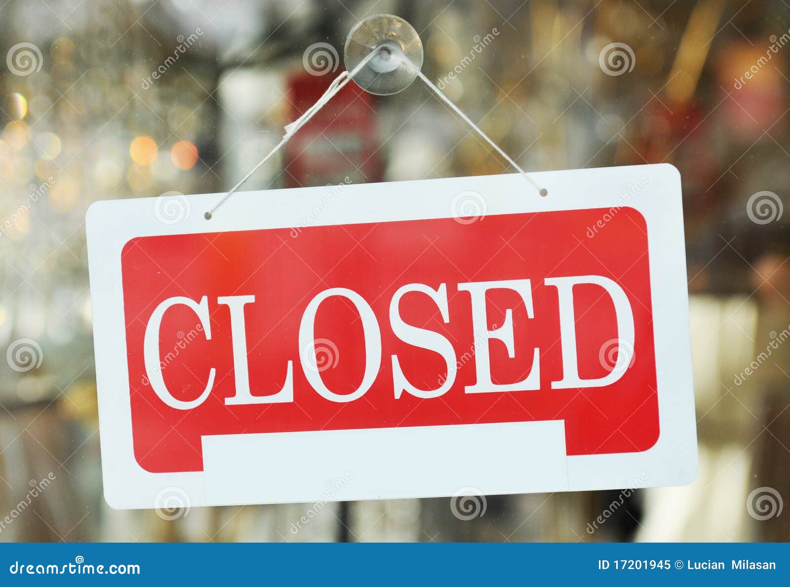 Closed stock image. Image of signage, object, business - 17201945