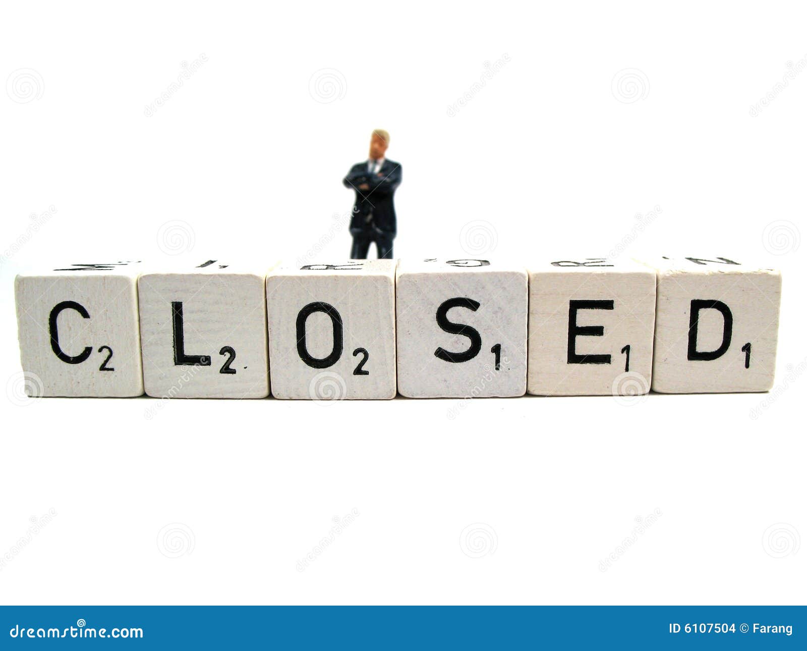 Closed stock photo. Image of business, sign, close, stopped - 6107504