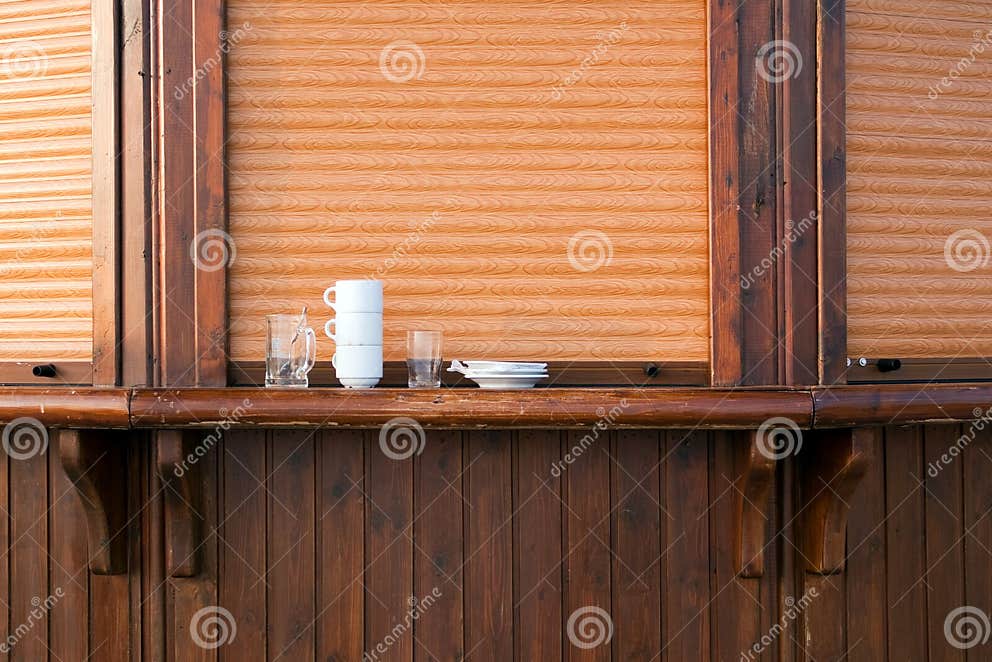 Closed bar stock photo. Image of glass, closed, window - 9815598