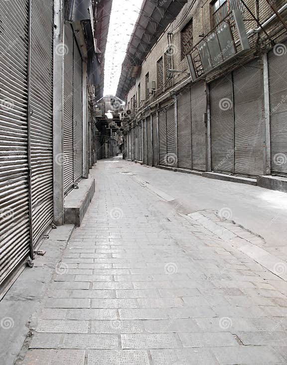 Closed Bazaar stock photo. Image of asian, city, architectural - 9341562