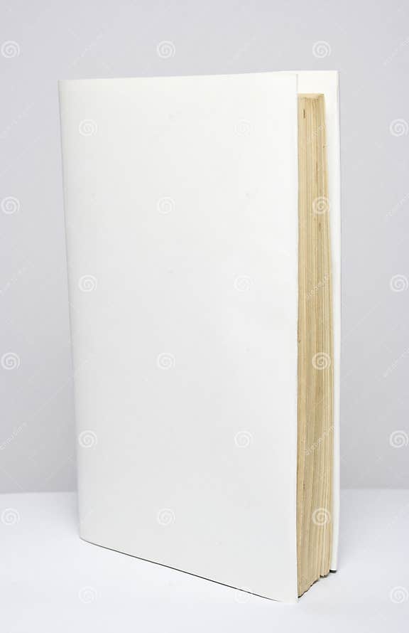 Closed blank book stock image. Image of advertising, isolated - 15291885