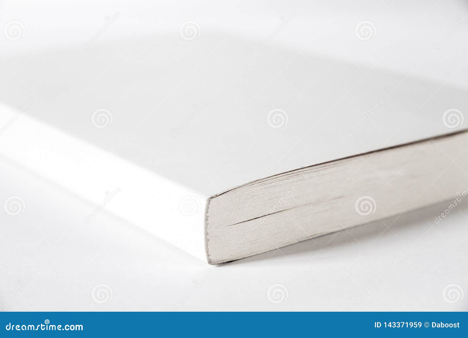 Closed Blank Book Isolated on Grey Stock Image - Image of brochure ...