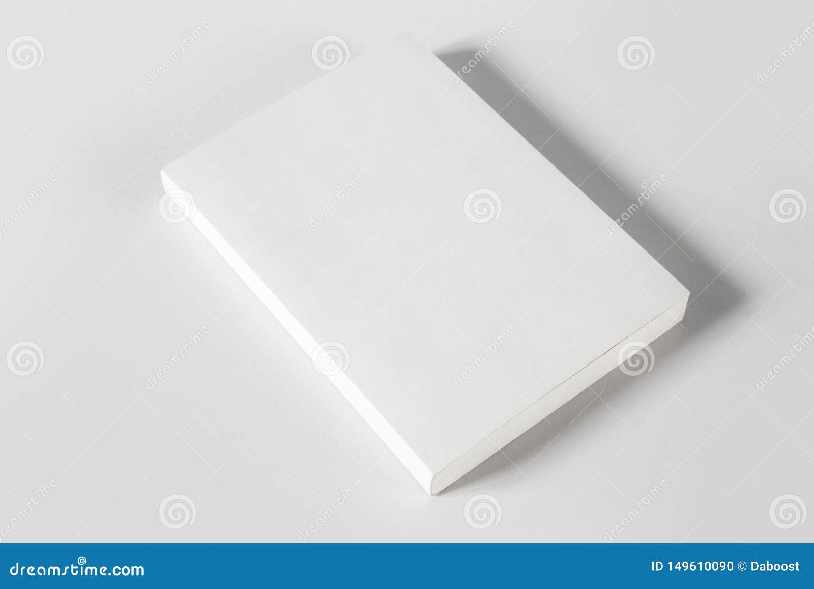 Closed Blank Book Isolated on Grey Stock Photo - Image of copy, empty ...