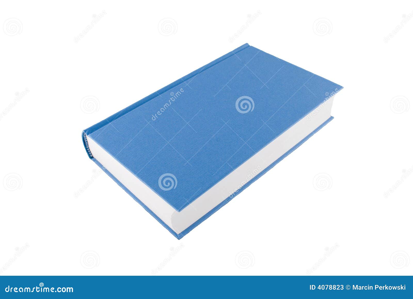 Closed Blue Book Isolated on a White Background Stock Image - Image of ...