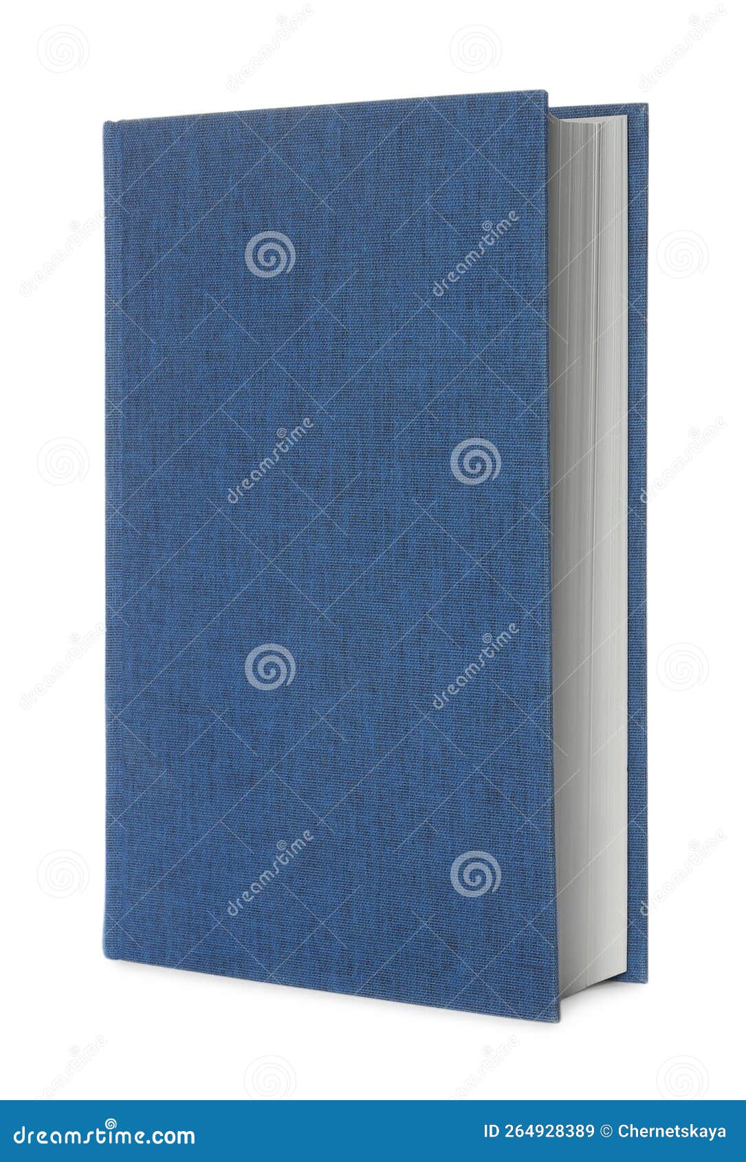 Closed Book with Blue Hard Cover Isolated on White Stock Image - Image ...