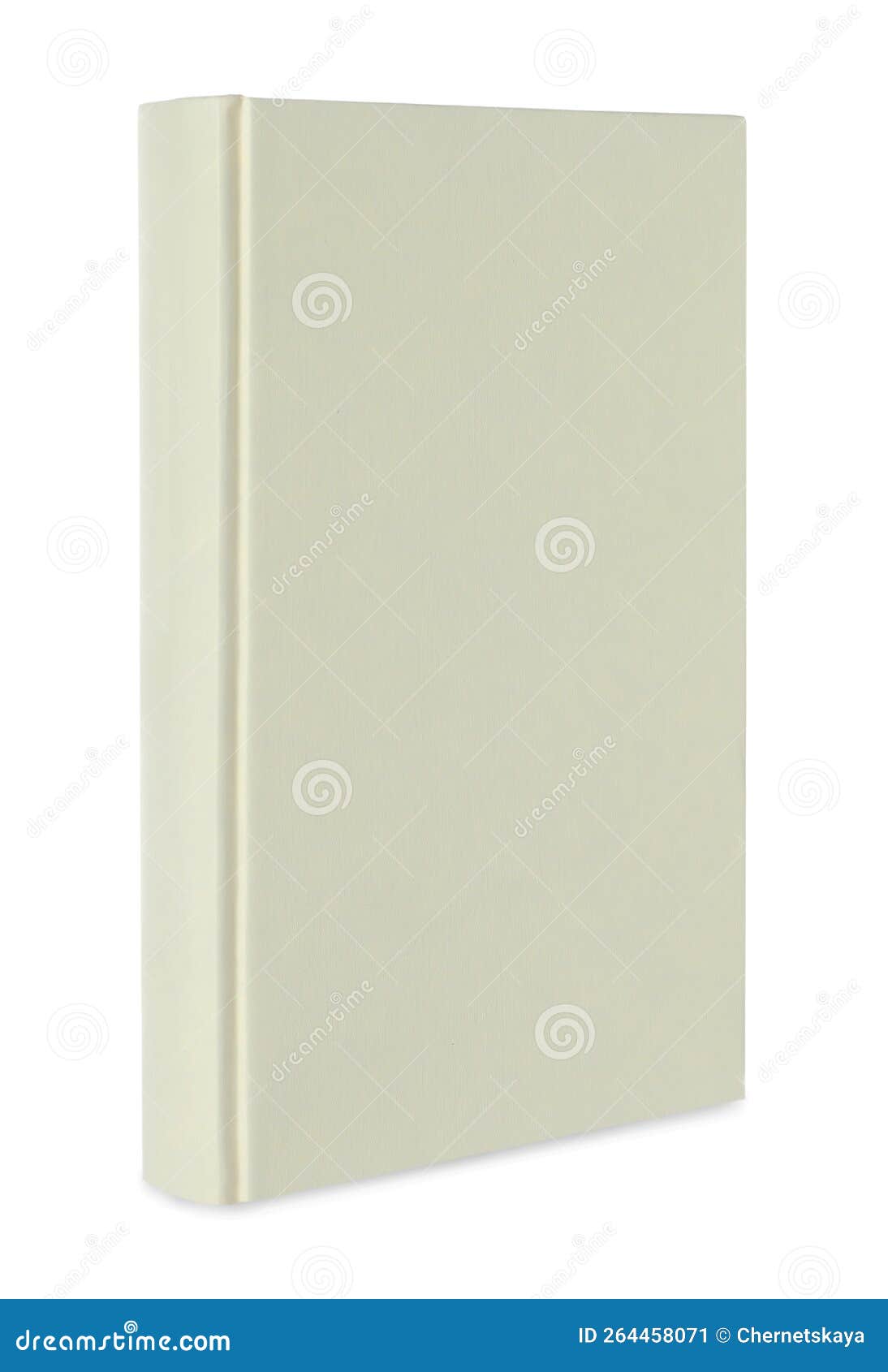 Closed Book with Brown Hard Cover Isolated on White Stock Image - Image ...