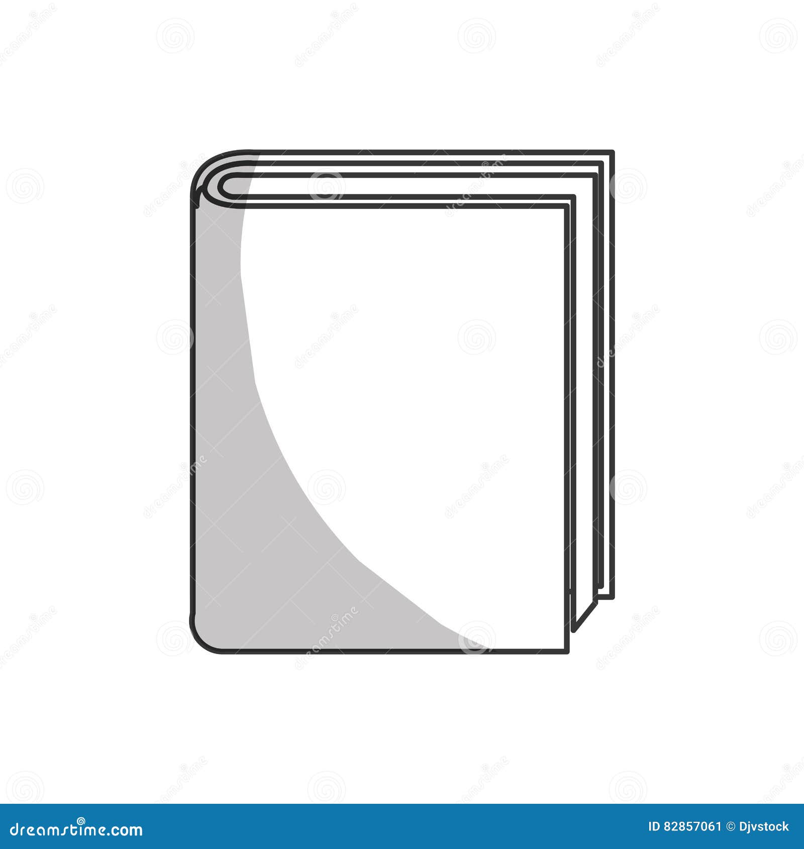 Closed book icon image stock illustration. Illustration of encyclopedia ...