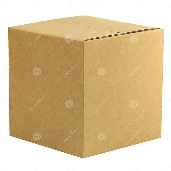 Closed box stock photo. Image of paper, recycle, path, packaging - 153096