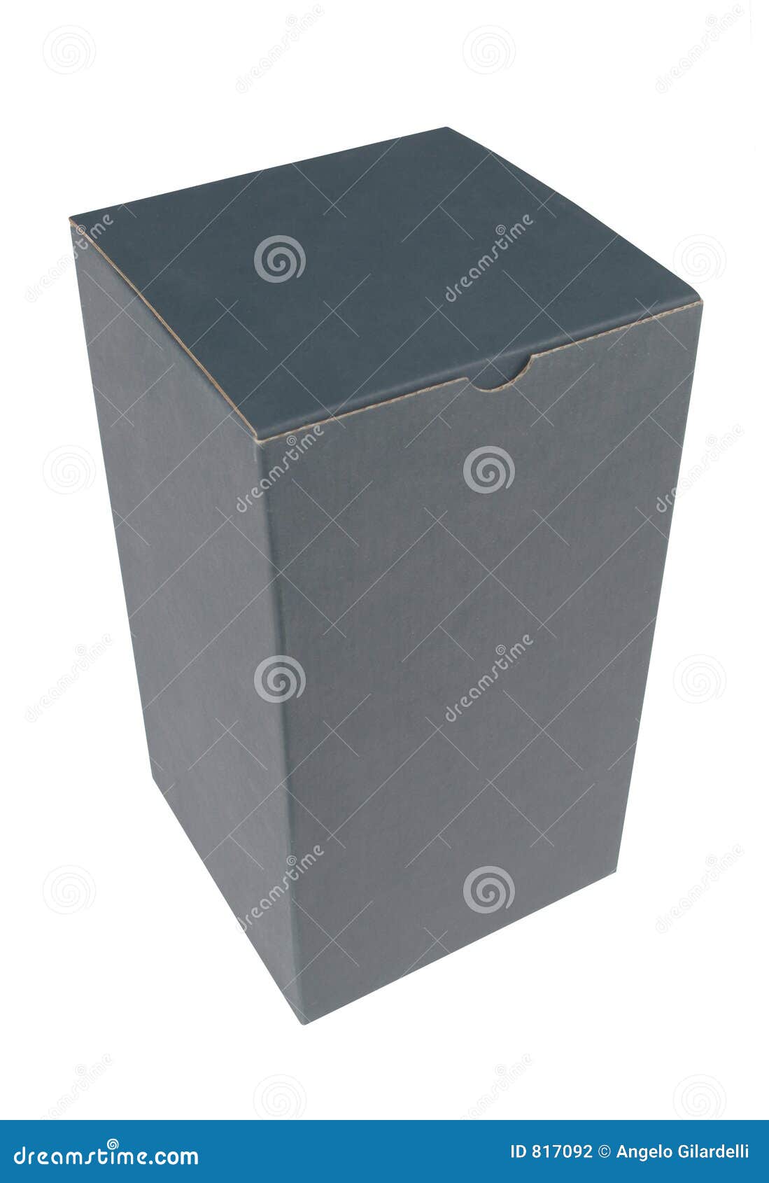 Closed box stock photo. Image of package, isolated, shipping - 817092