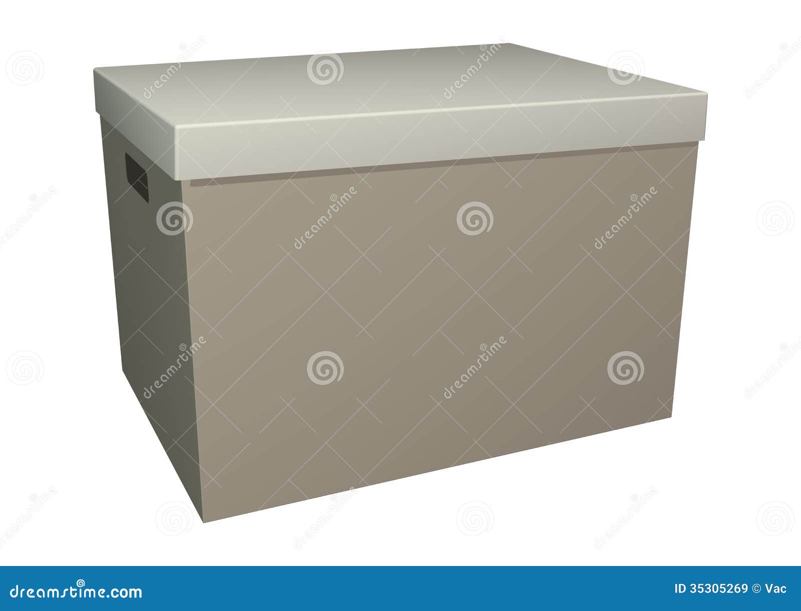 Closed Box stock illustration. Illustration of package - 35305269
