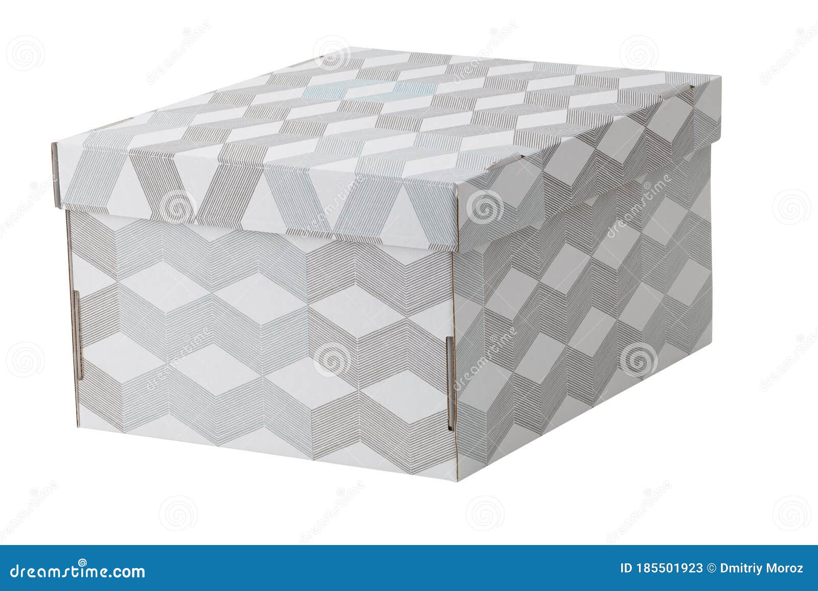 Closed box isolated stock image. Image of card, order - 185501923