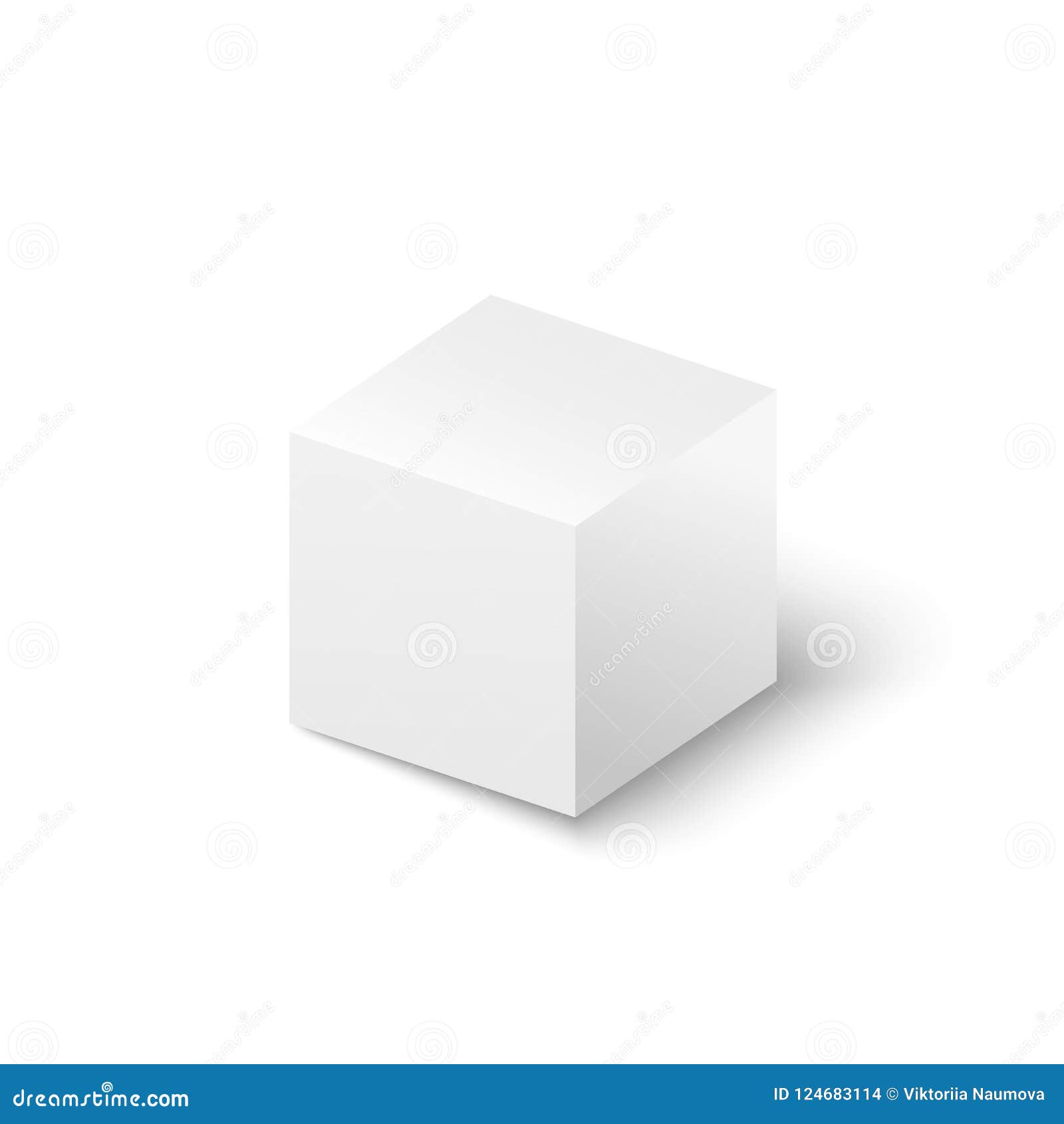 Closed Box on White Background. Vector Illustration. Stock Vector ...