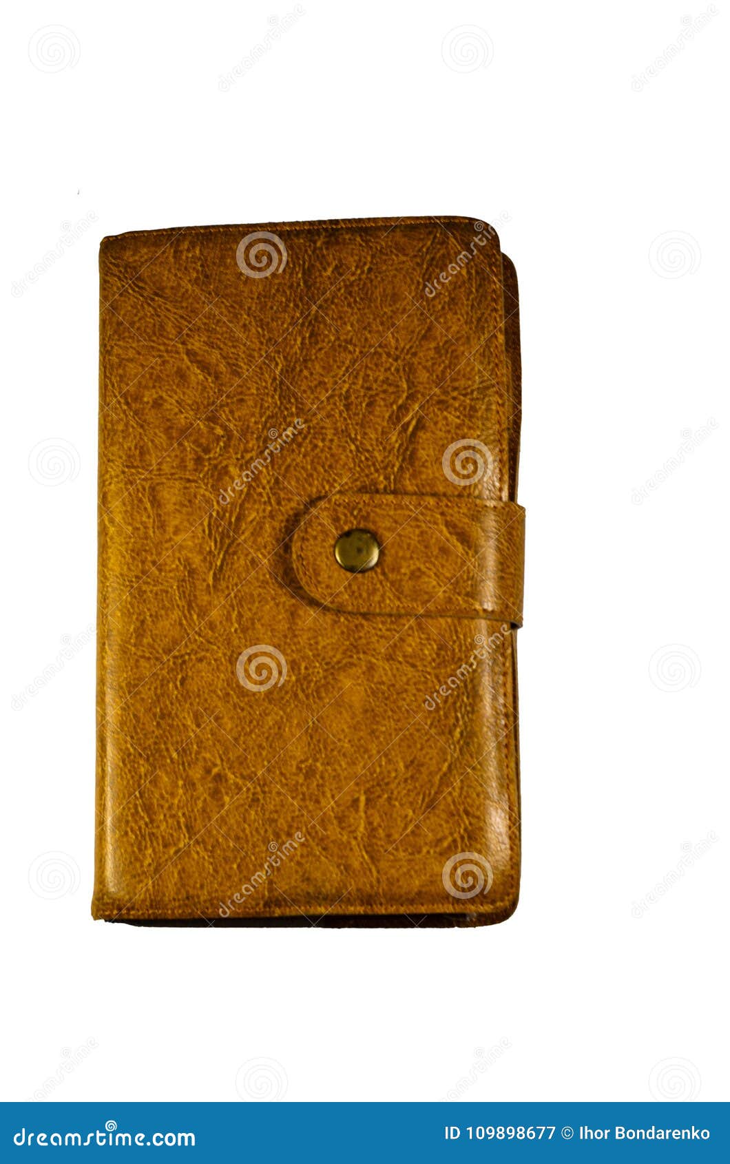 Closed Notebook Isolated on White Stock Image - Image of commerce ...