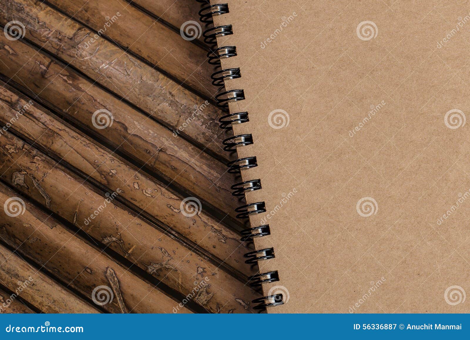 Closed Brown Note Book Bamboo Background Simple Texture Photos - Free ...