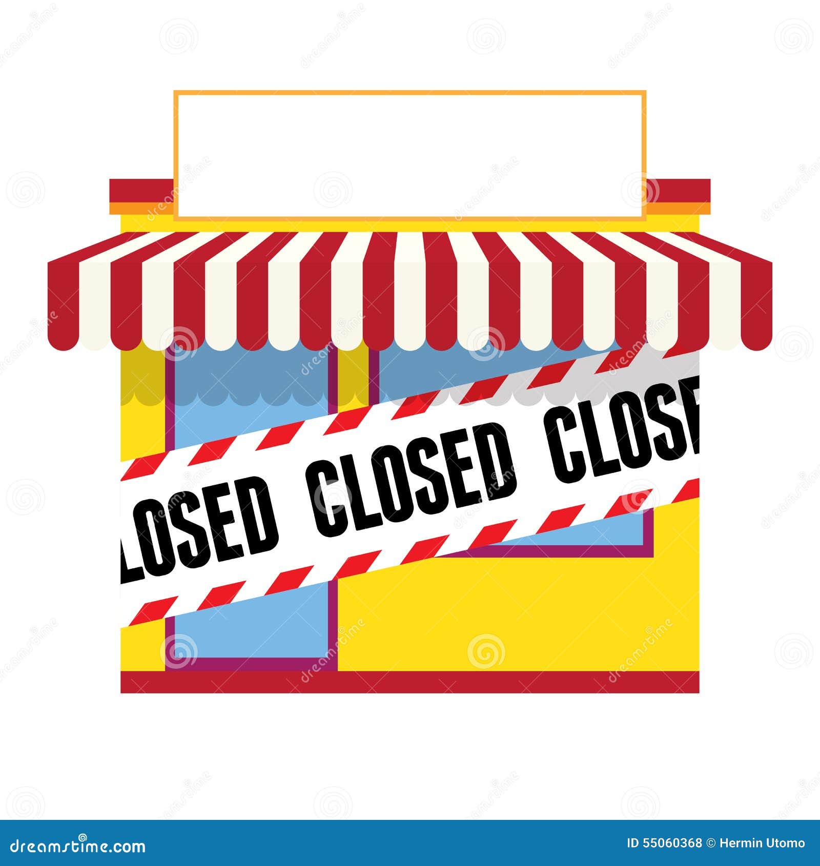 Closed Business stock vector. Illustration of fail, concept - 55060368
