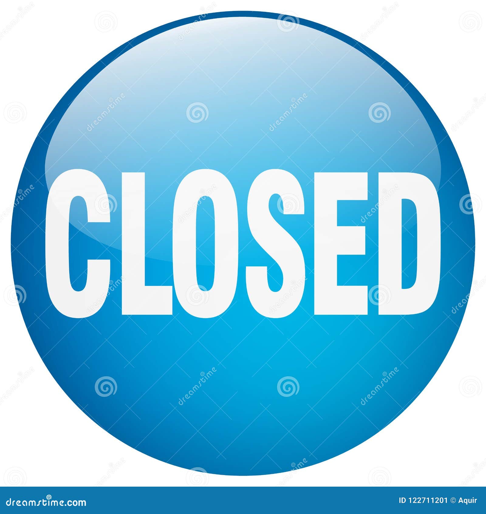 Closed button stock vector. Illustration of closed, design - 122711201