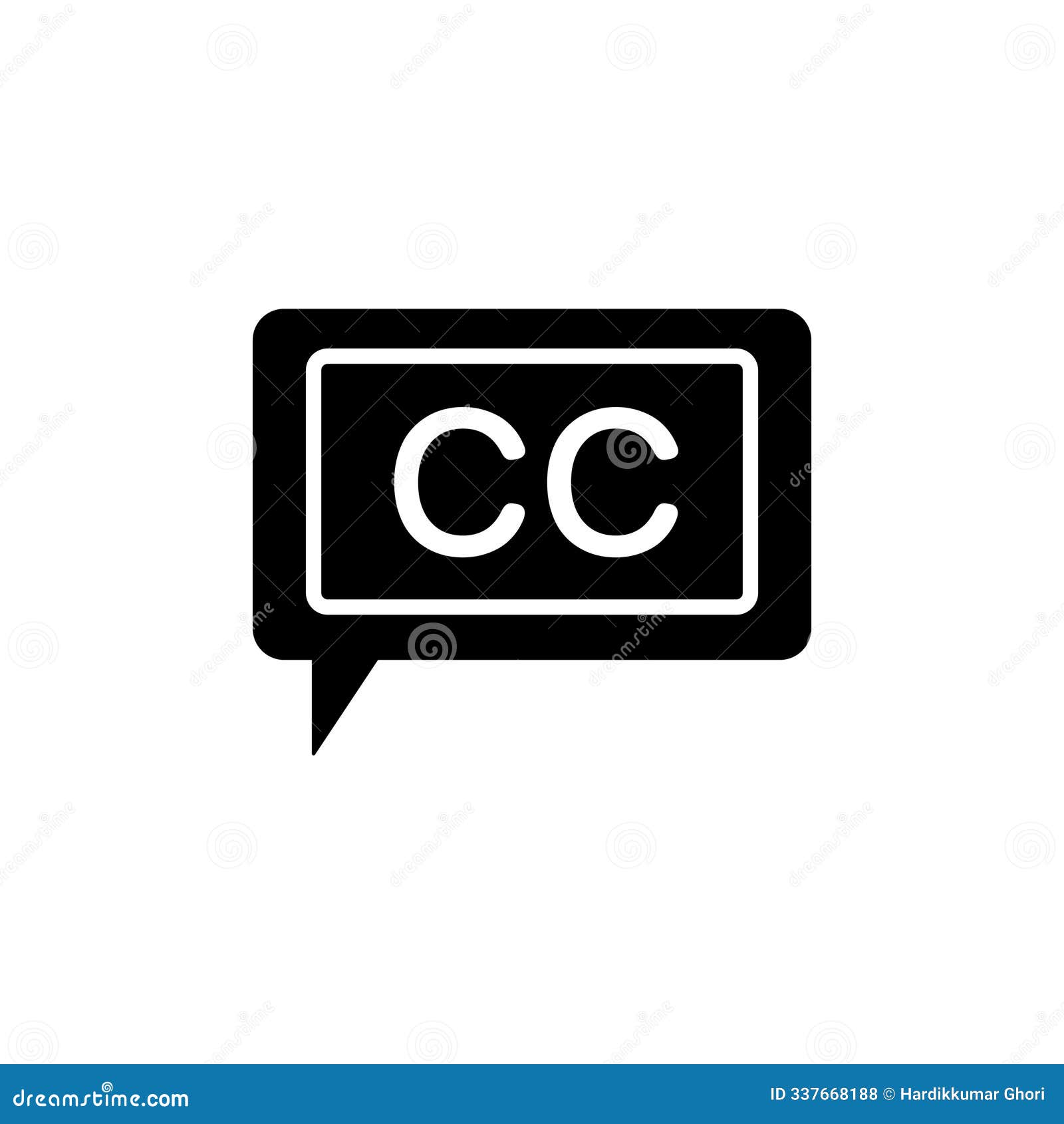 Closed Caption Icon Set. Video Captions and Subtitle Vector Symbol in a ...