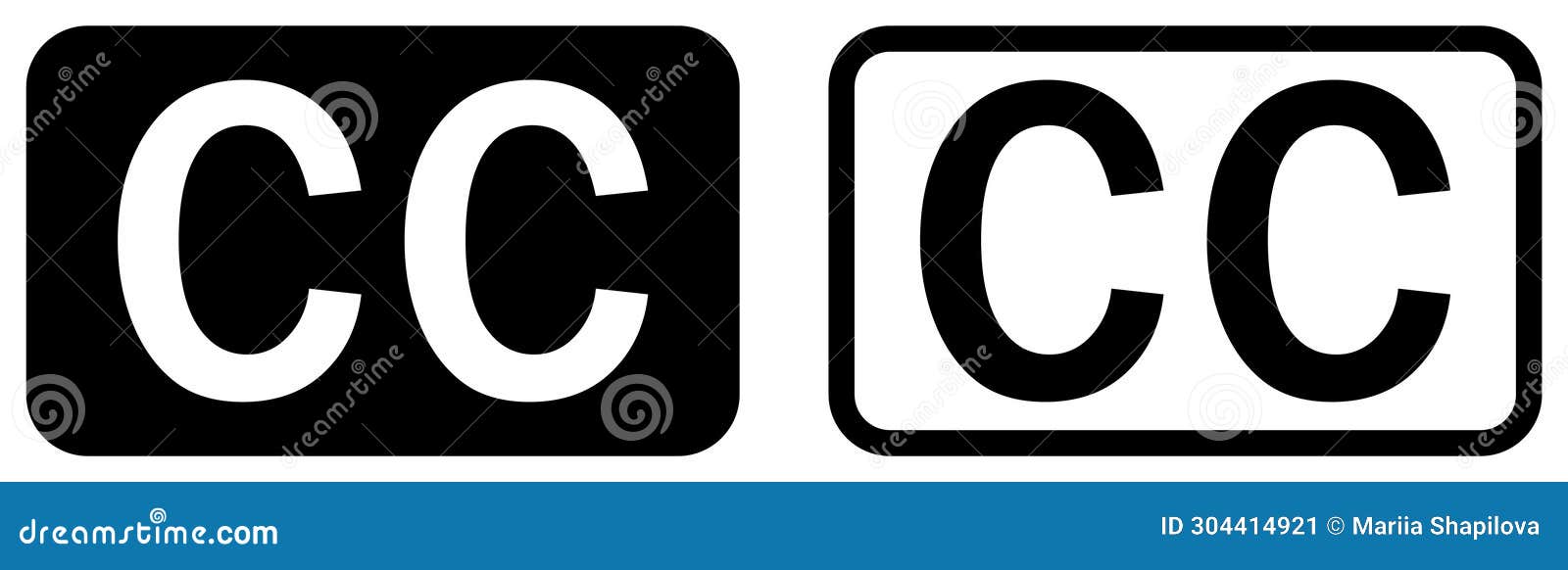 Closed Captioning Symbol Icon Royalty-Free Illustration | CartoonDealer ...