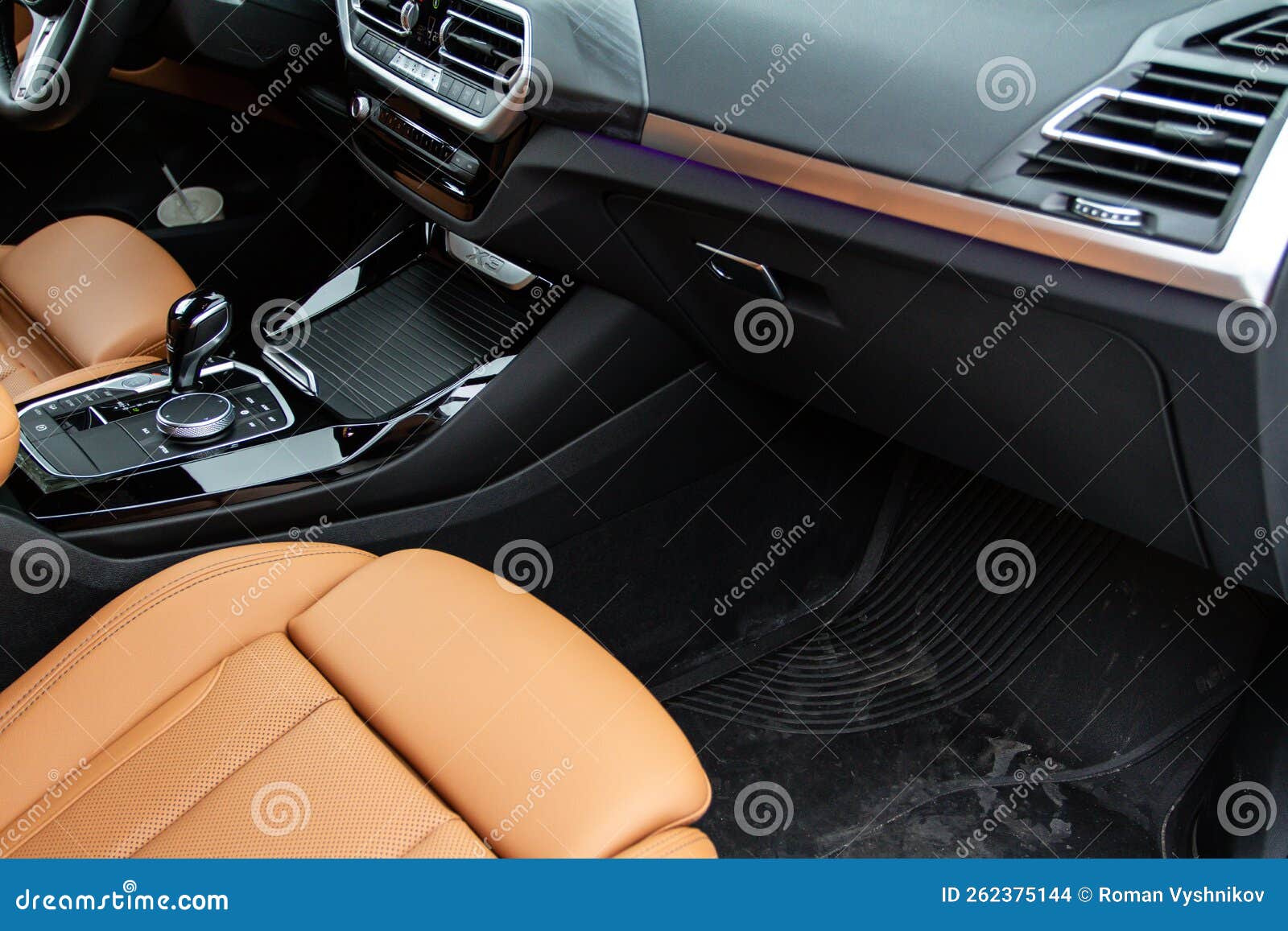 Closed Car Glove Box Compartment. Stock Photo - Image of input, handle ...