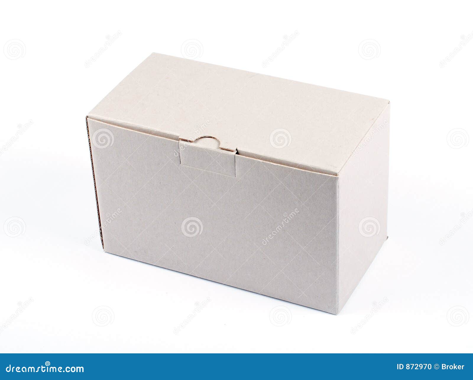 Closed cardboard box stock photo. Image of post, board - 872970