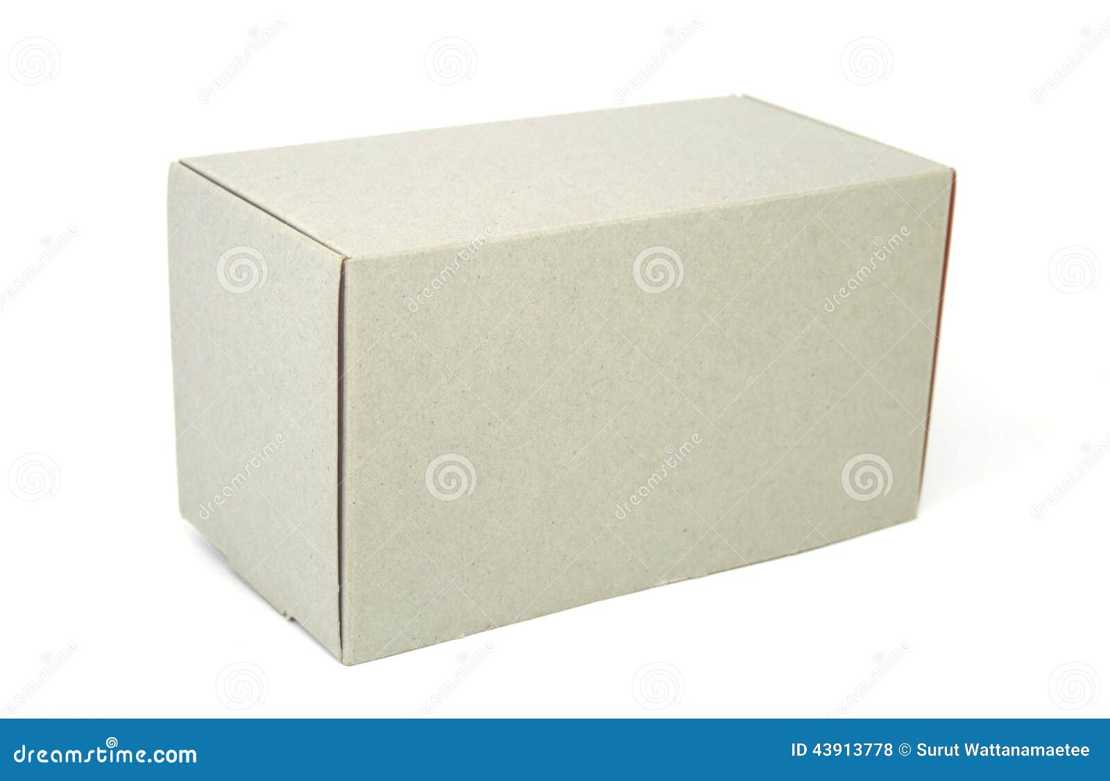 Closed Cardboard Box Isolated on White Stock Photo - Image of post ...