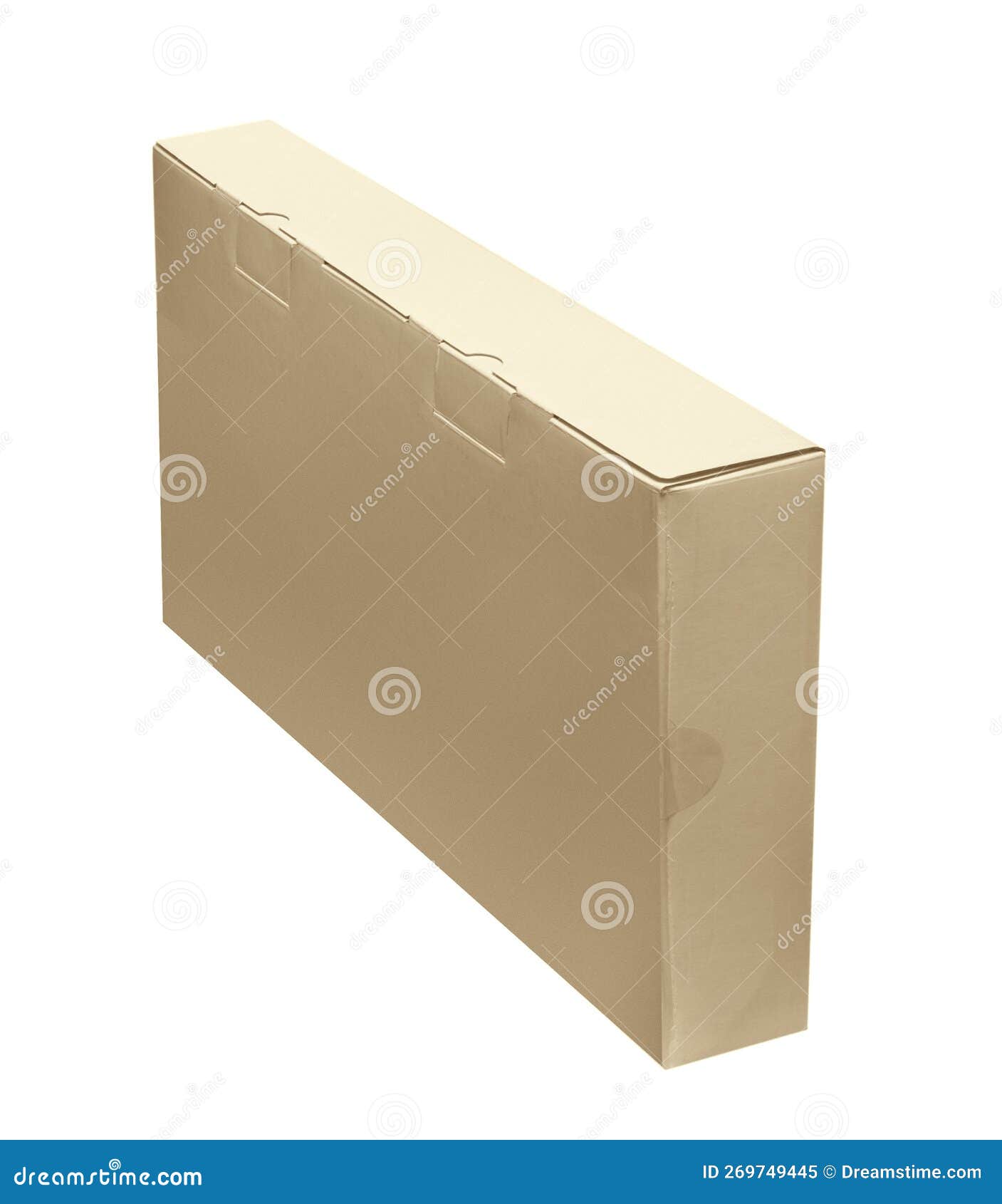 Closed Cardboard Packaging Box for Gadget, Stock Image - Image of ...