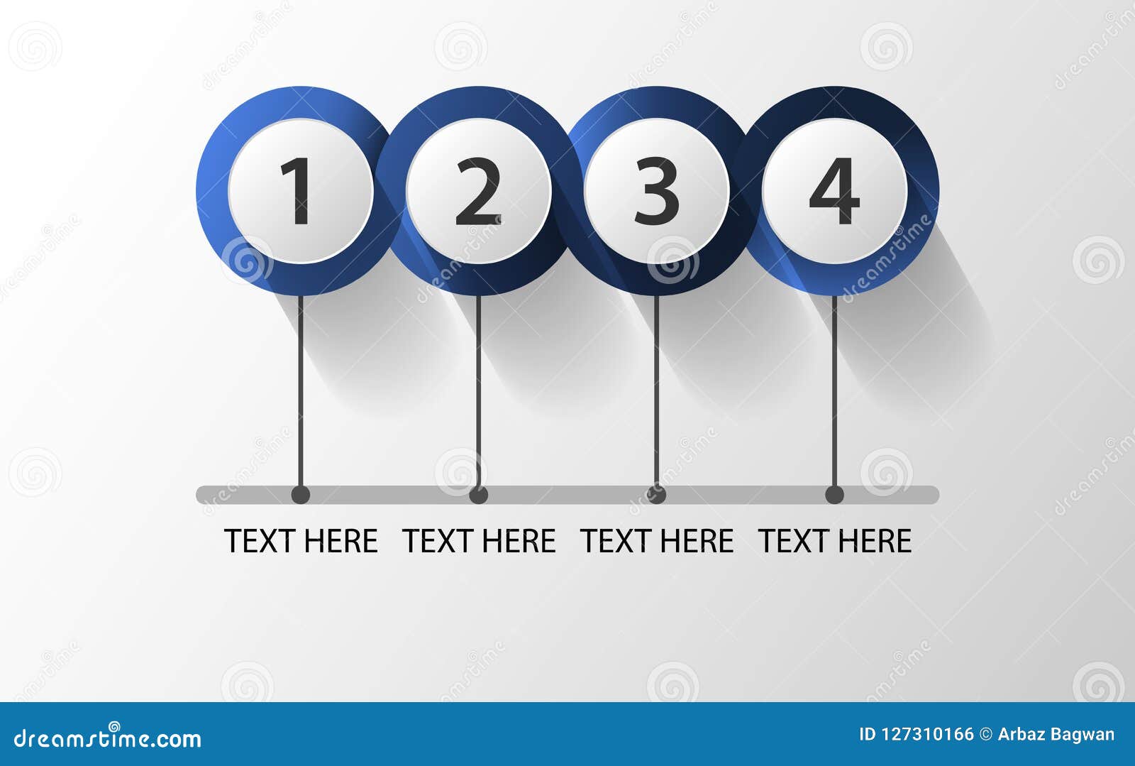 Closed circle infograhics stock vector. Illustration of elements ...
