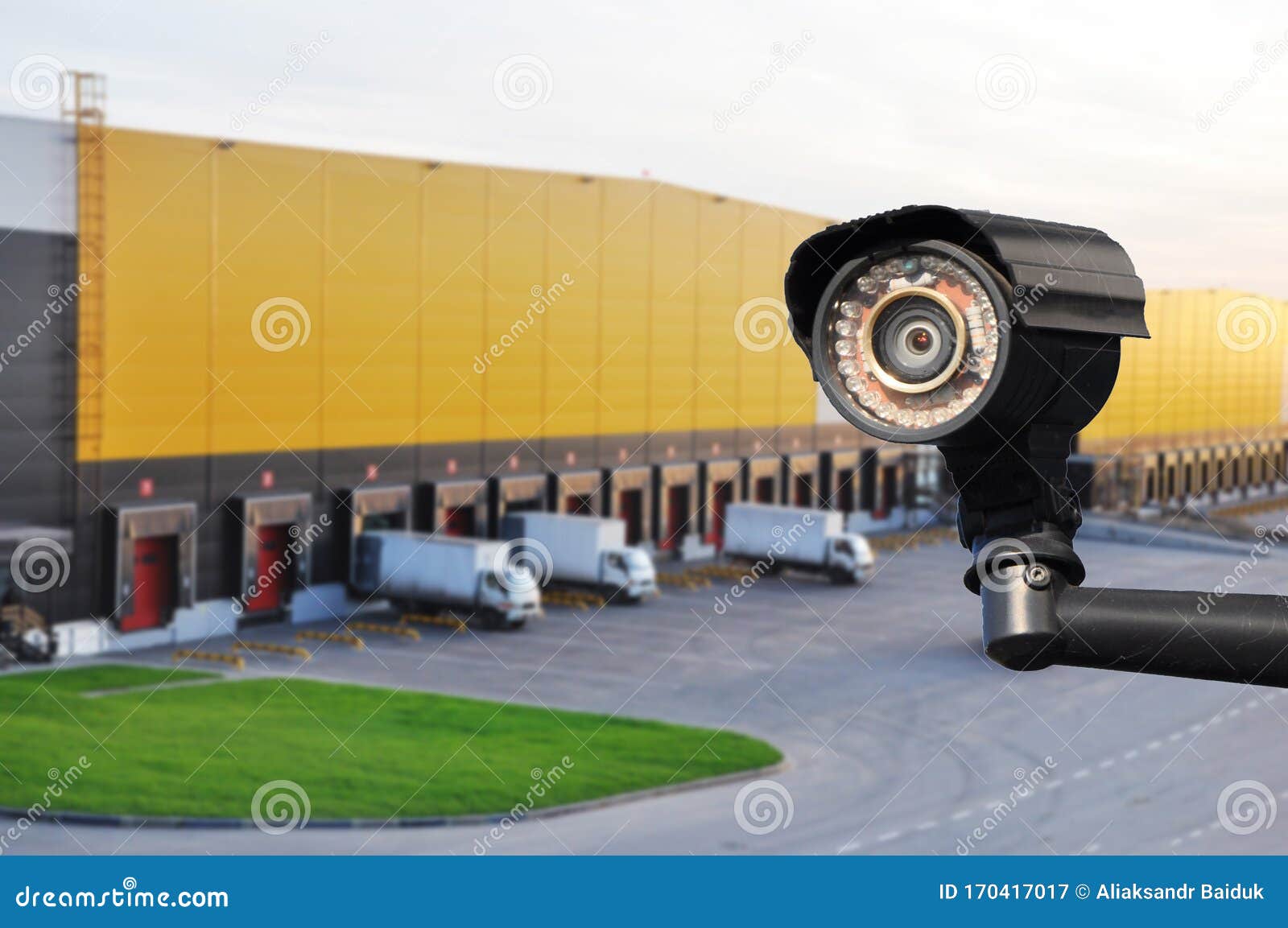 Closed Circuit Camera Multi-angle CCTV System Against the Background of ...