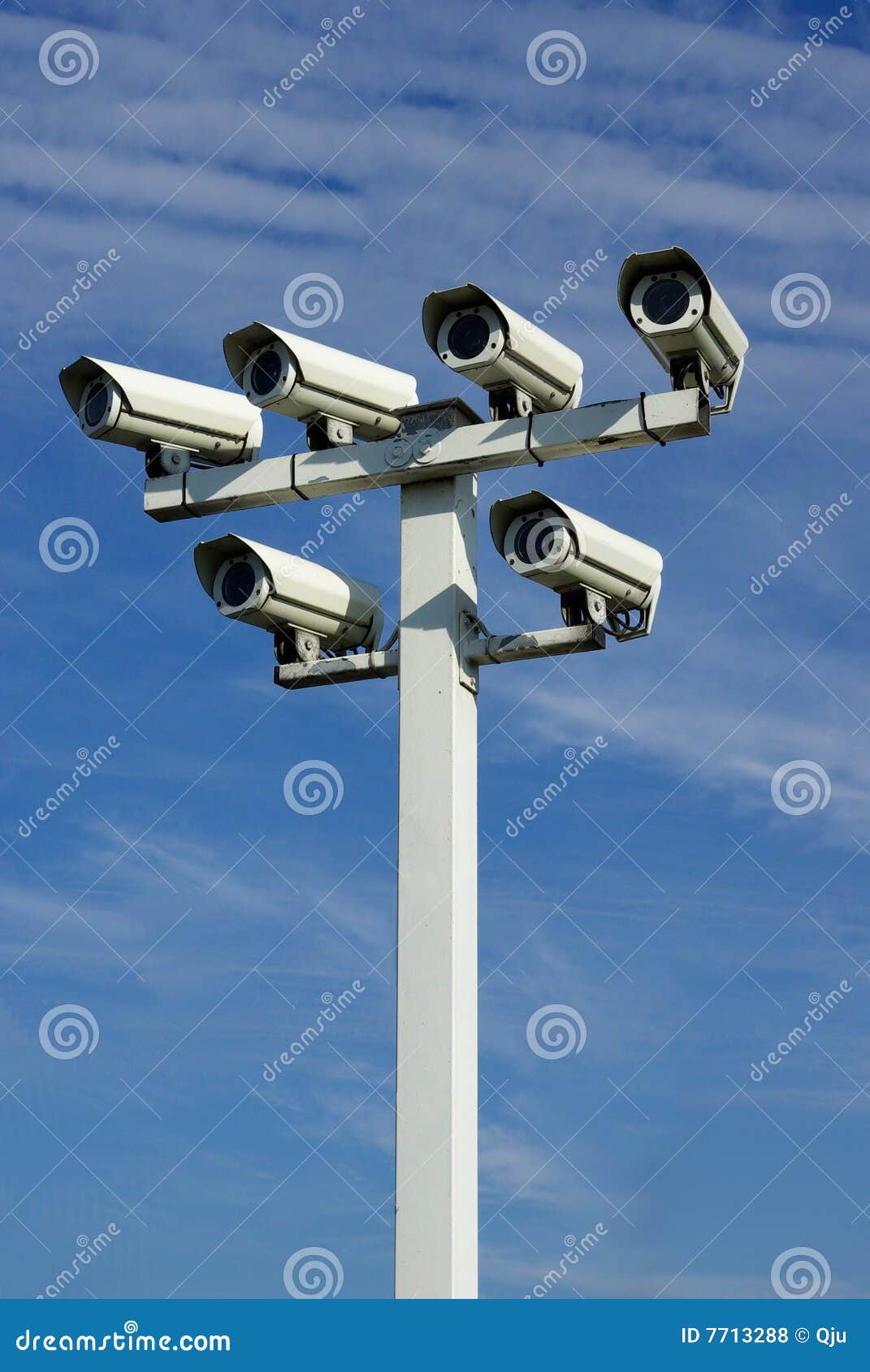 Closed Circuit Television (cctv) Stock Photo - Image of circuit, stream ...