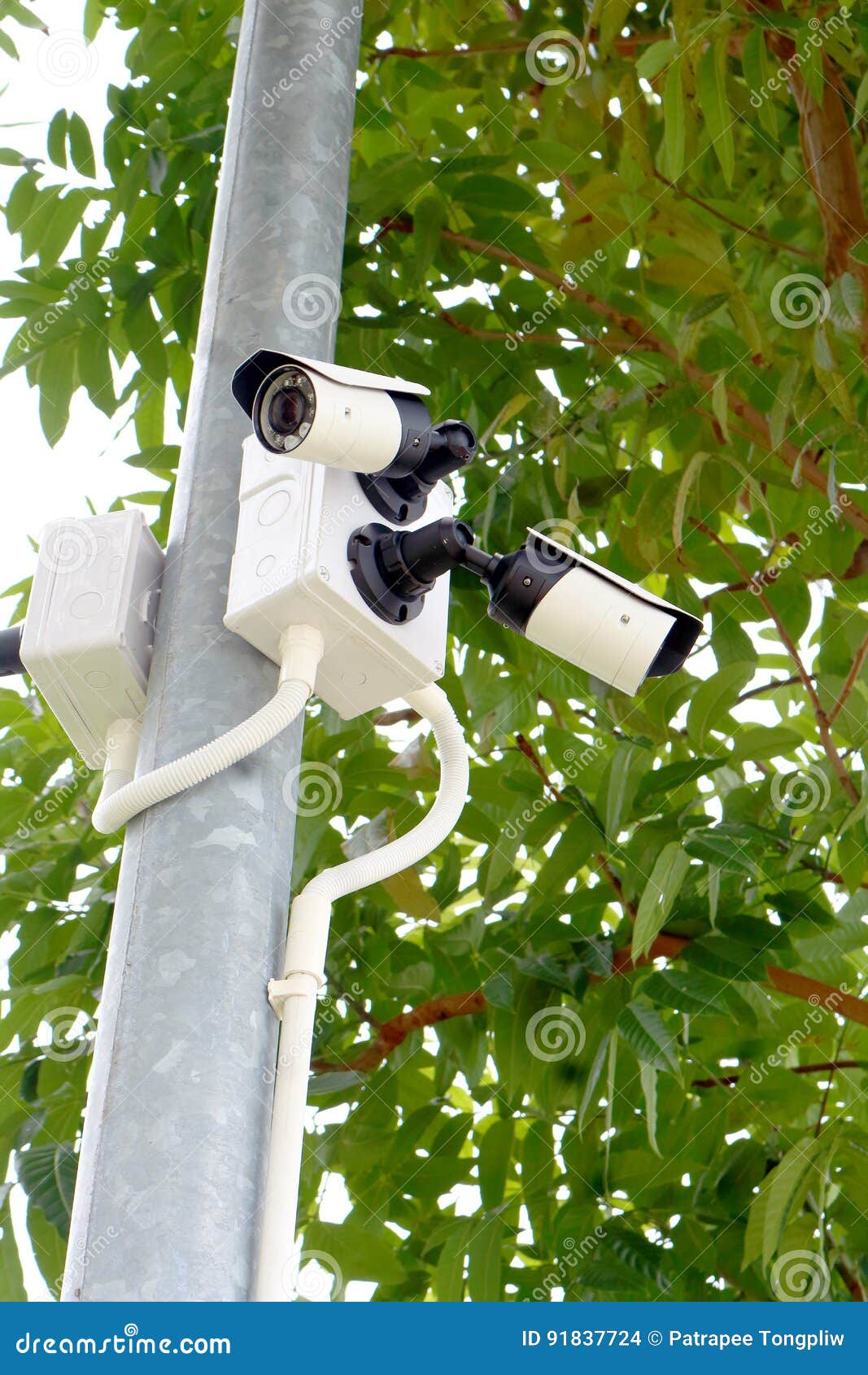Closed Circuit Television Cctv Camera Stock Photo - Image of control ...