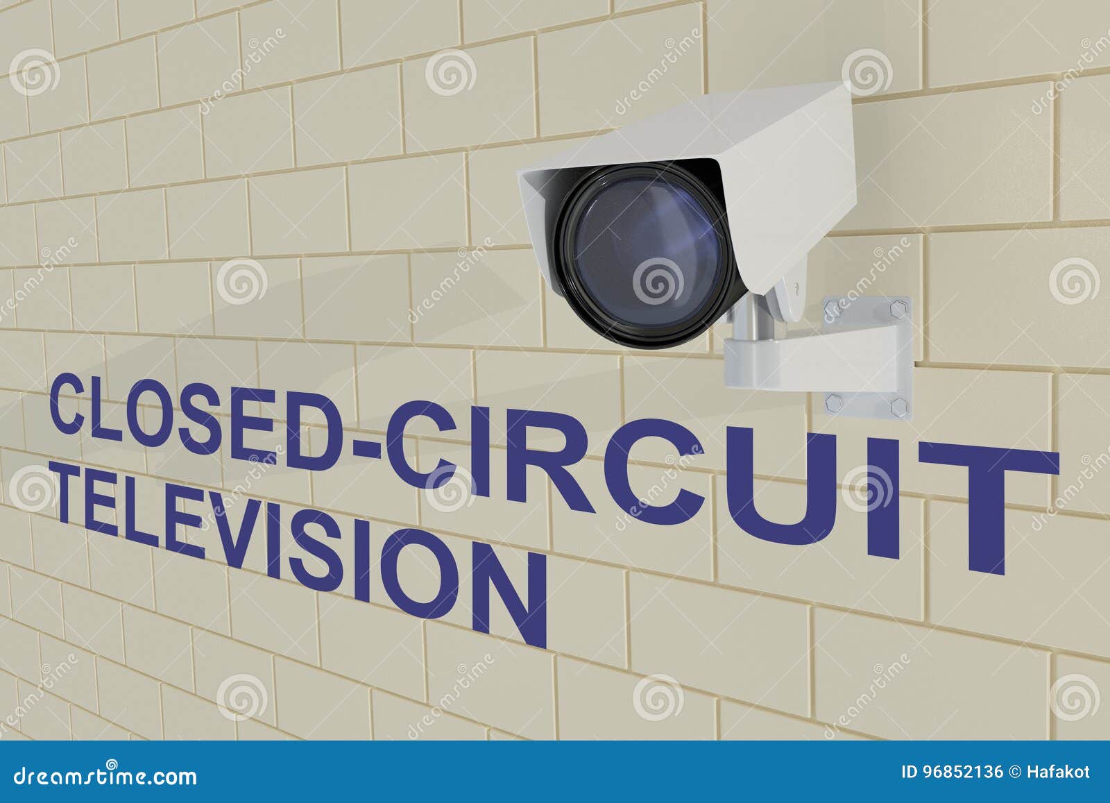 Closed-Circuit Television Concept Stock Illustration - Illustration of ...