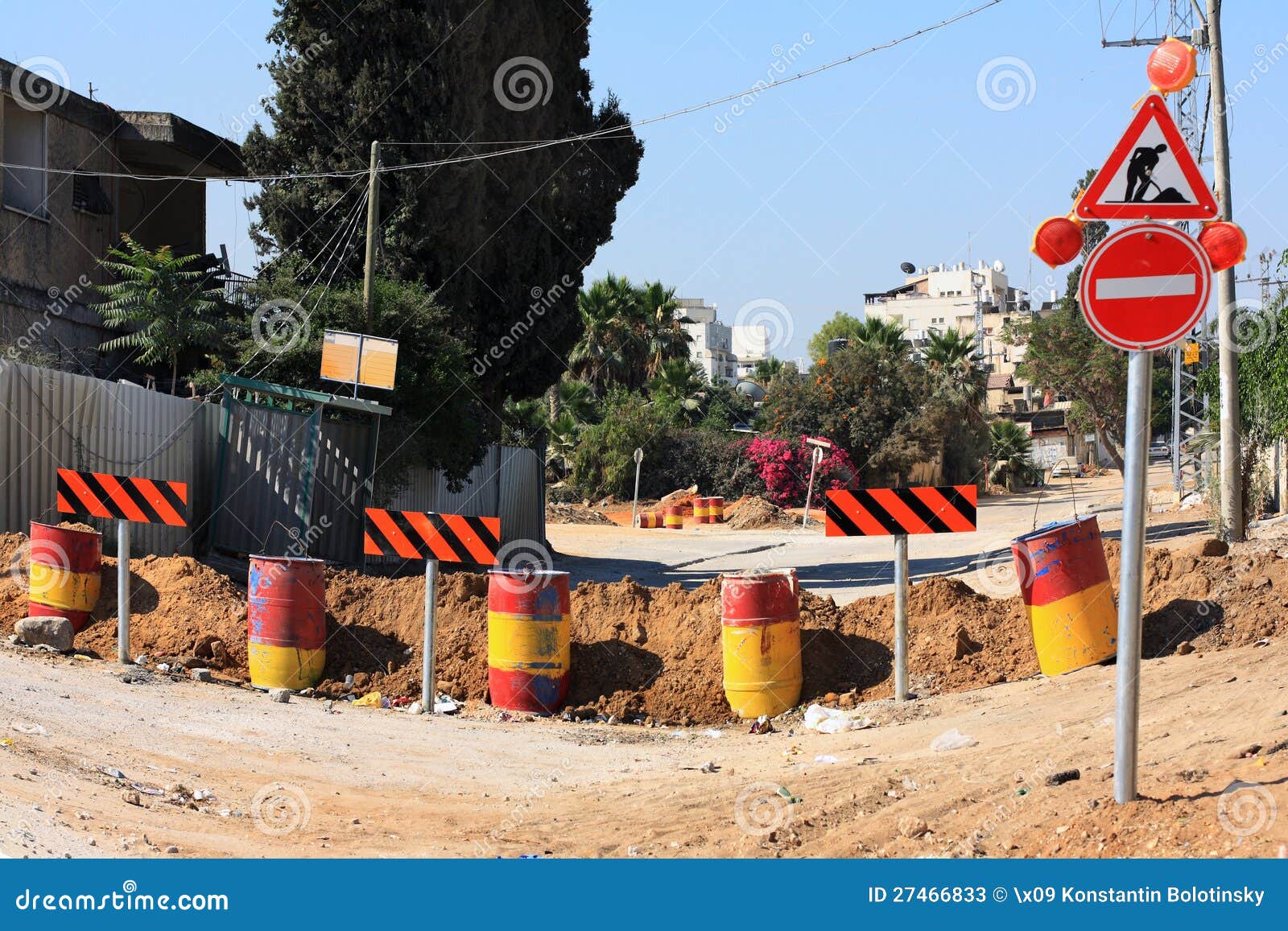 Closed city stock image. Image of marking, board, roadsign - 27466833