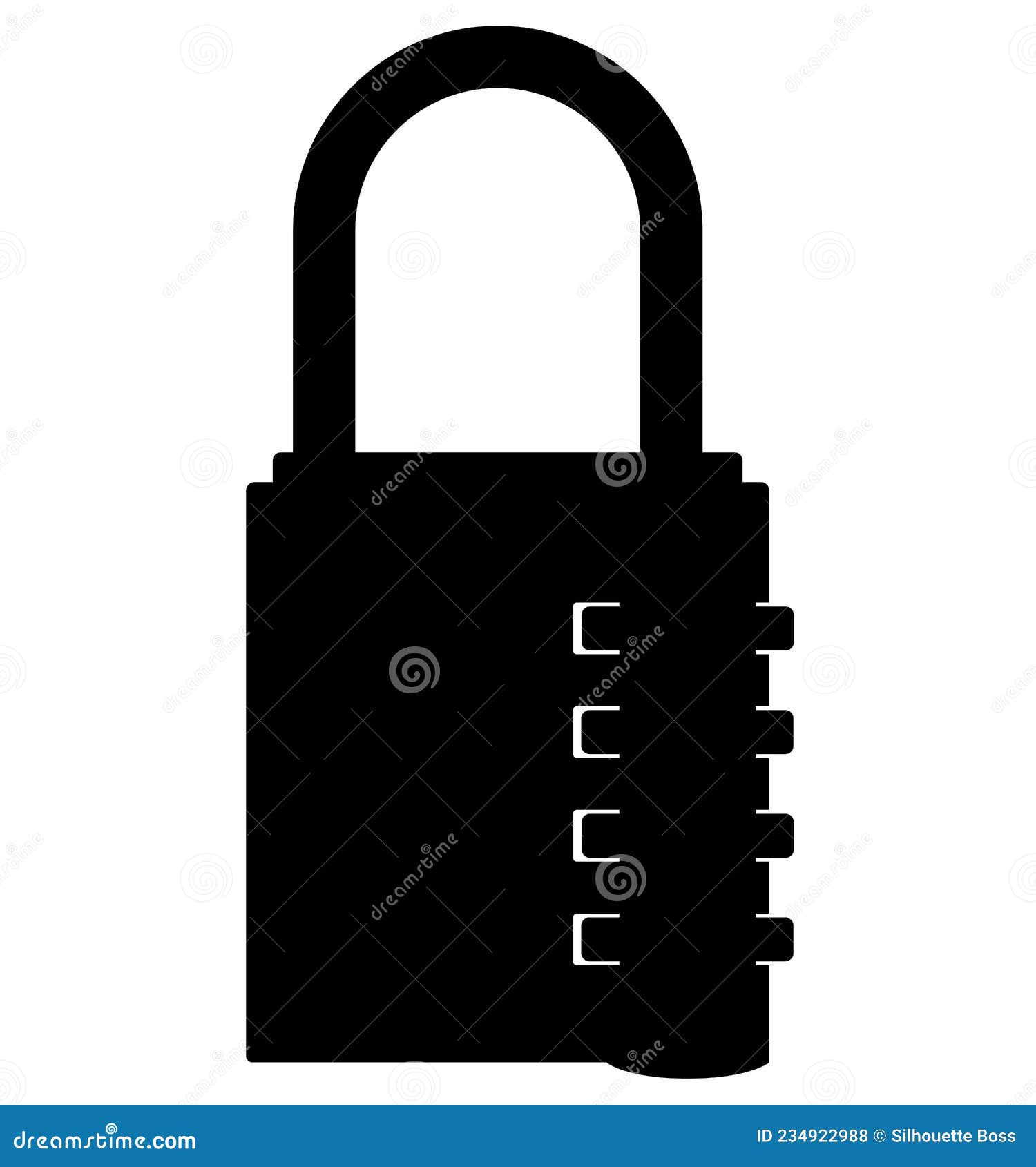 Closed Combination Lock, Padlock with Security Code Dial, Number Wheel ...