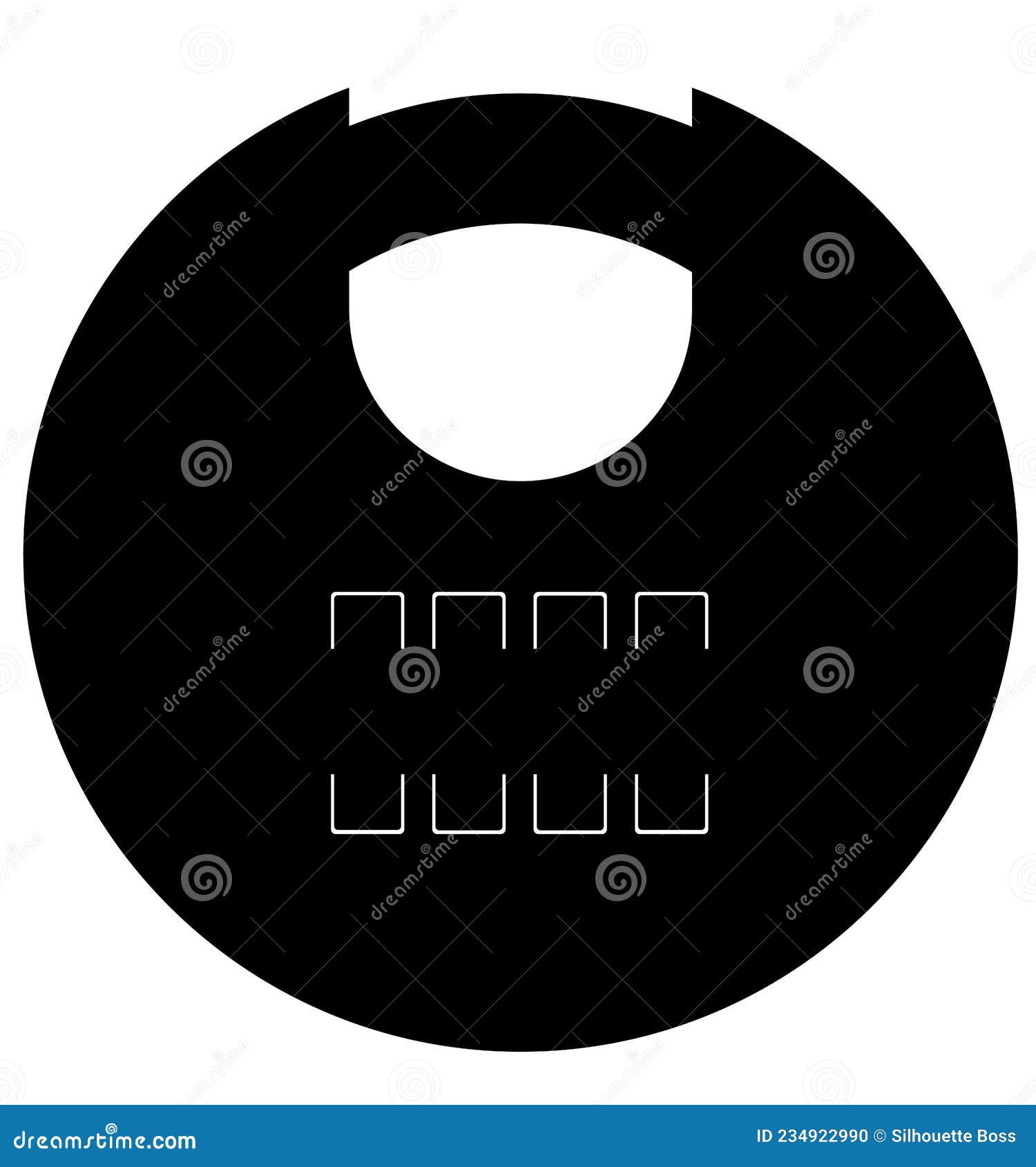 Closed Combination Lock, Padlock With Security Code Dial, Number Wheel ...