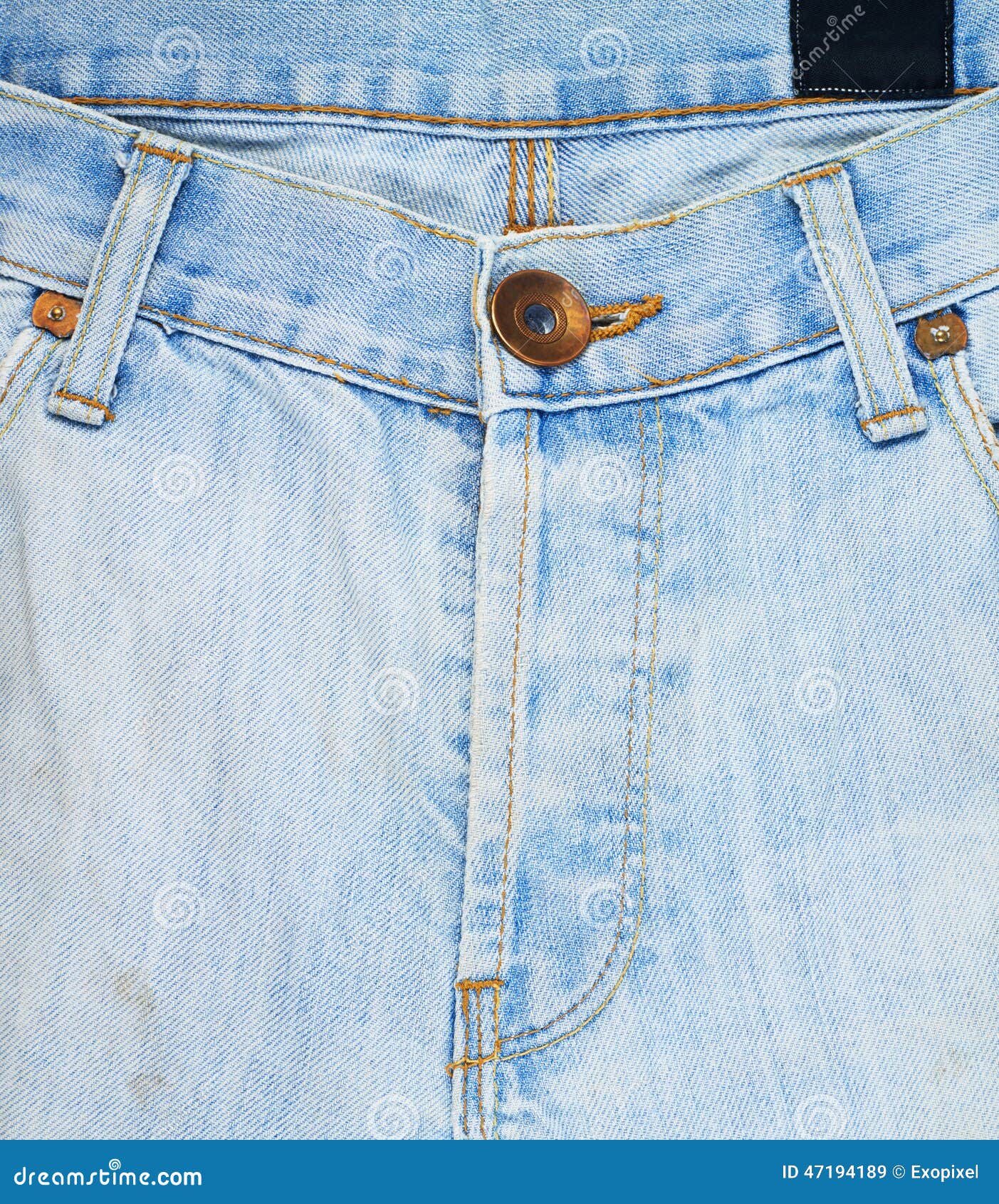 Closed Denim Jeans Fly Fragment Stock Image - Image of indigo, blue ...