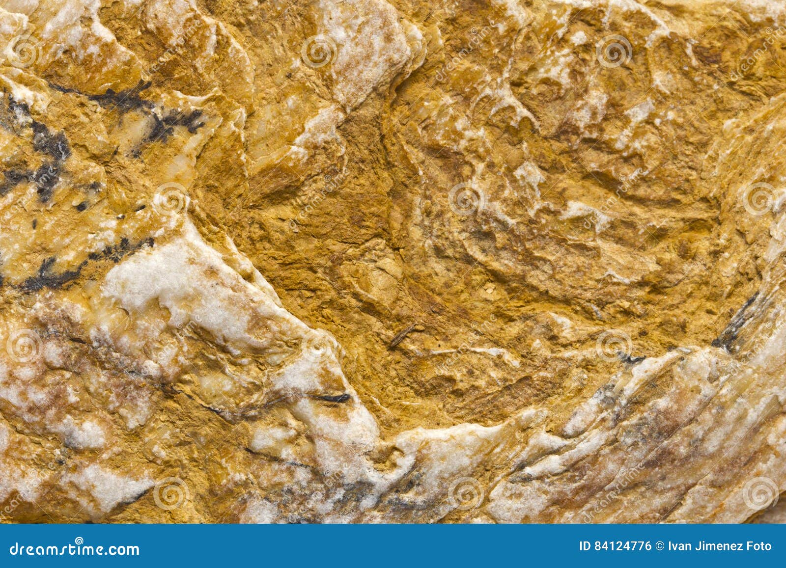 Closed Detail of Ochre Stone Stock Photo - Image of natural, floor ...