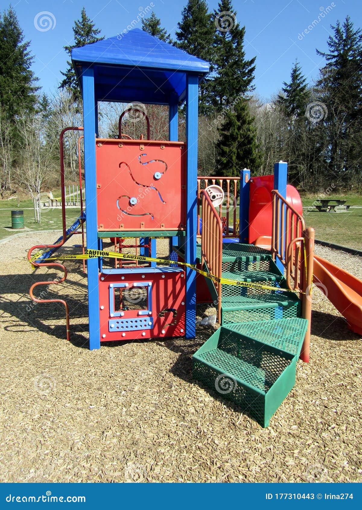 Closed down playground stock image. Image of playground - 177310443