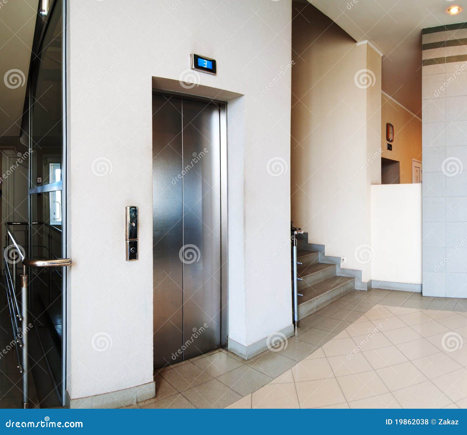Closed elevator stock photo. Image of elevator, transportation - 19862038