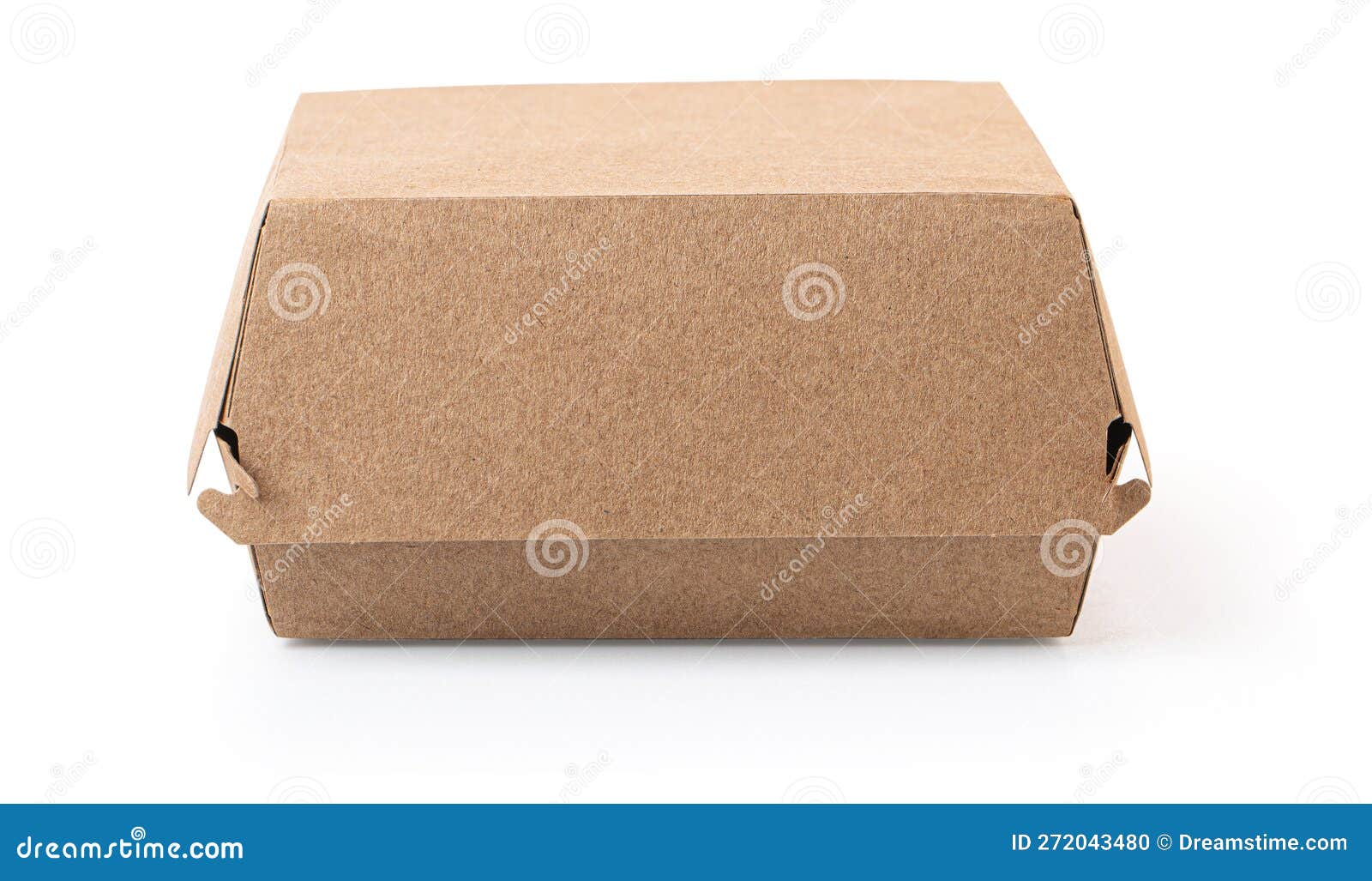 Closed empty hamburger box stock photo. Image of retail - 272043480